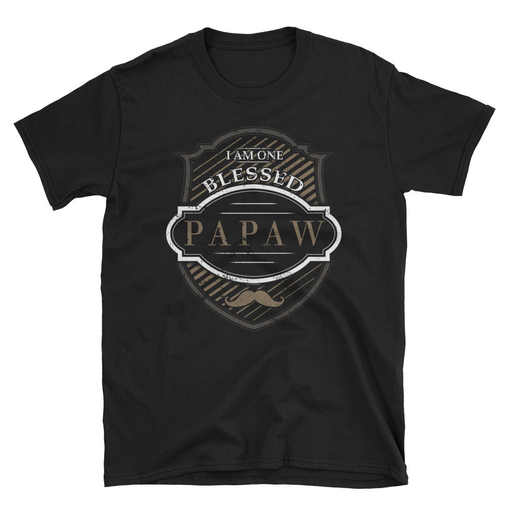One Blessed Papaw Shirt Grandpa Reveal Shirt New Grandpa Shi - Inspire ...