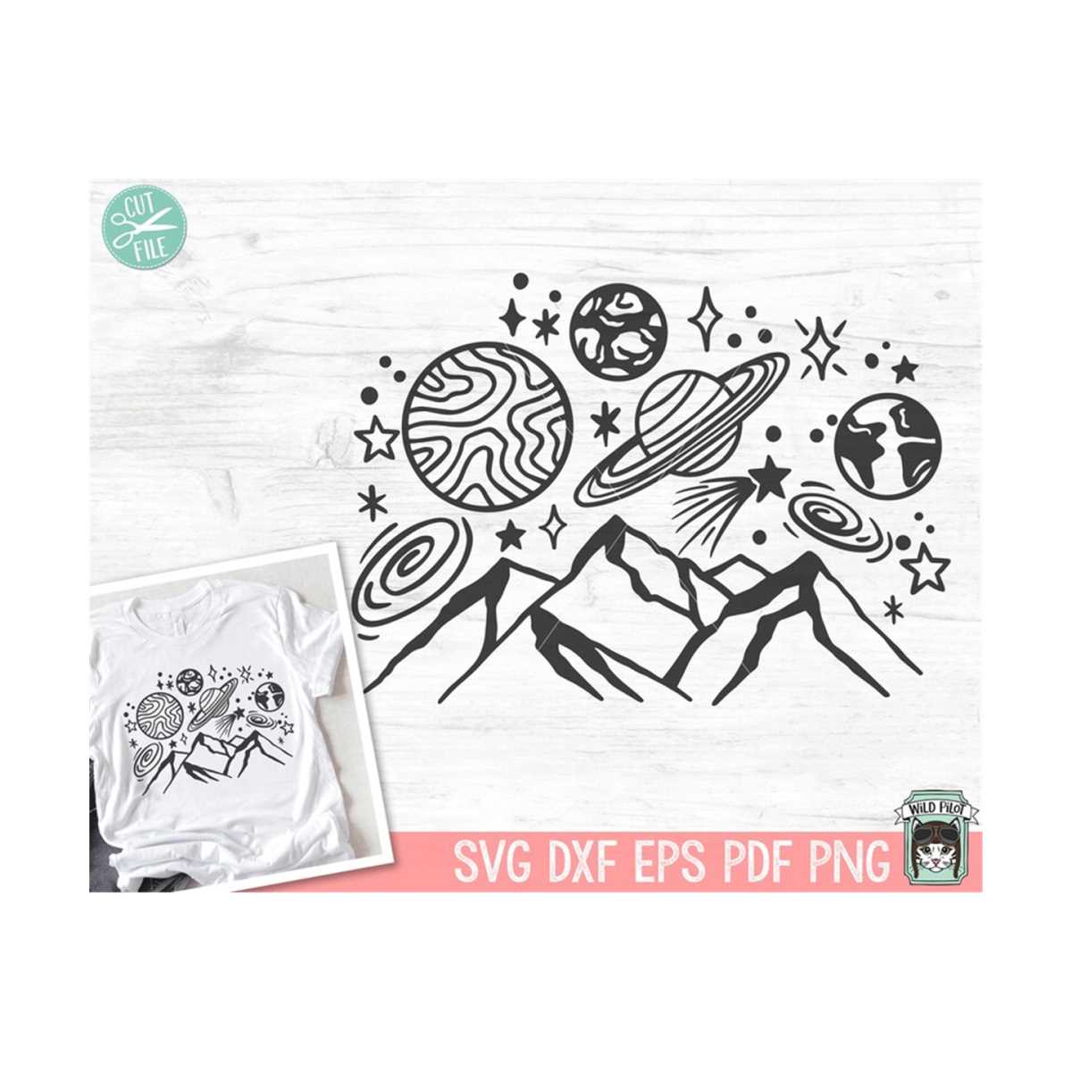 Galaxy SVG, Celestial SVG, Space SVG, Mystical svg, Planets | Inspire ...