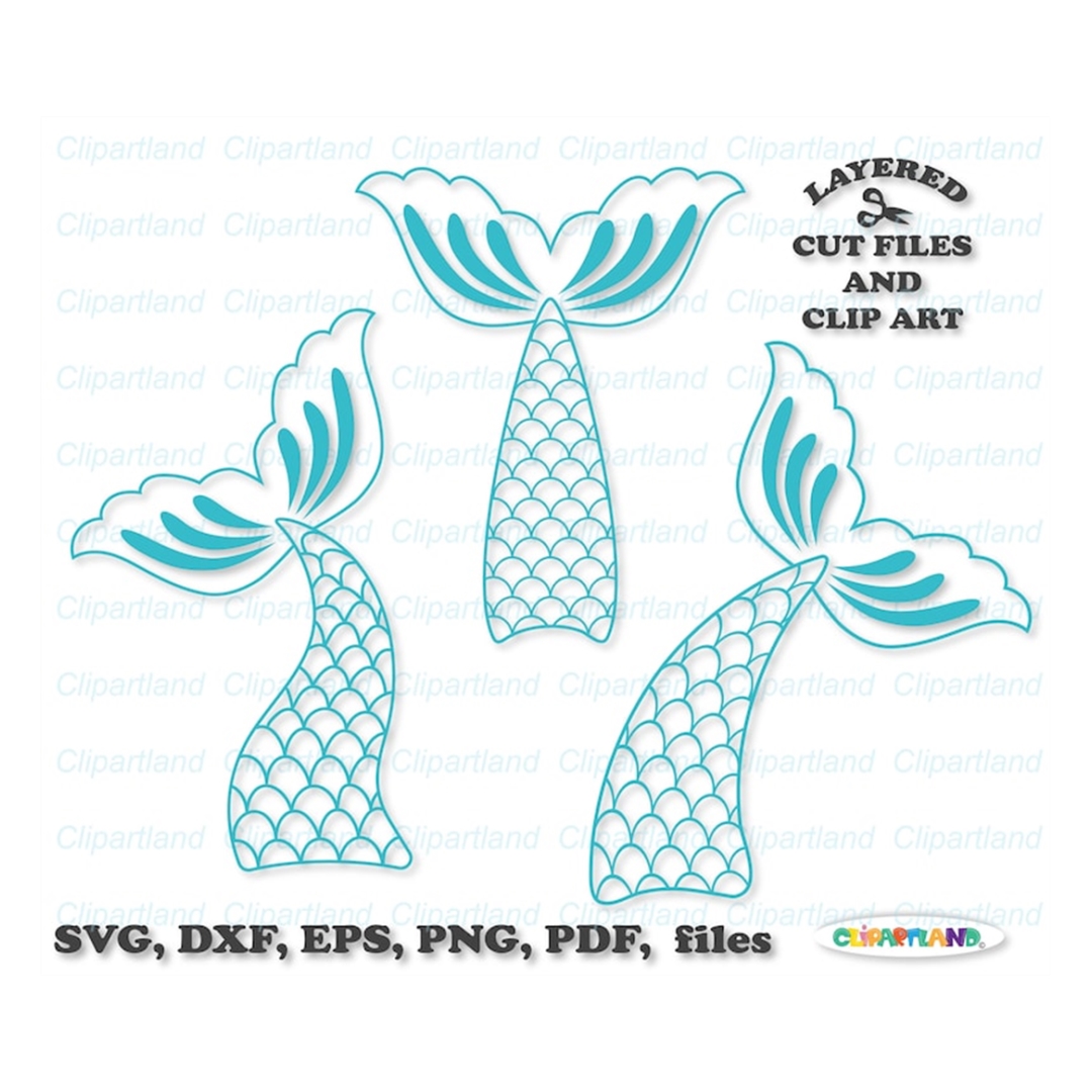 Instant Download Mermaid Tail Svg Cut File And Clip Art Co Inspire