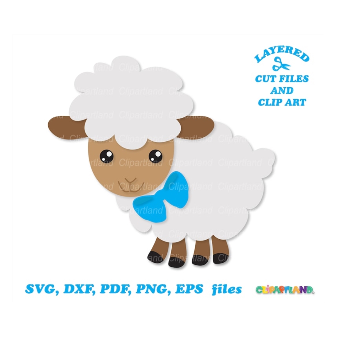 INSTANT Download. Cute baby boy sheep svg cut files and cli - Inspire ...