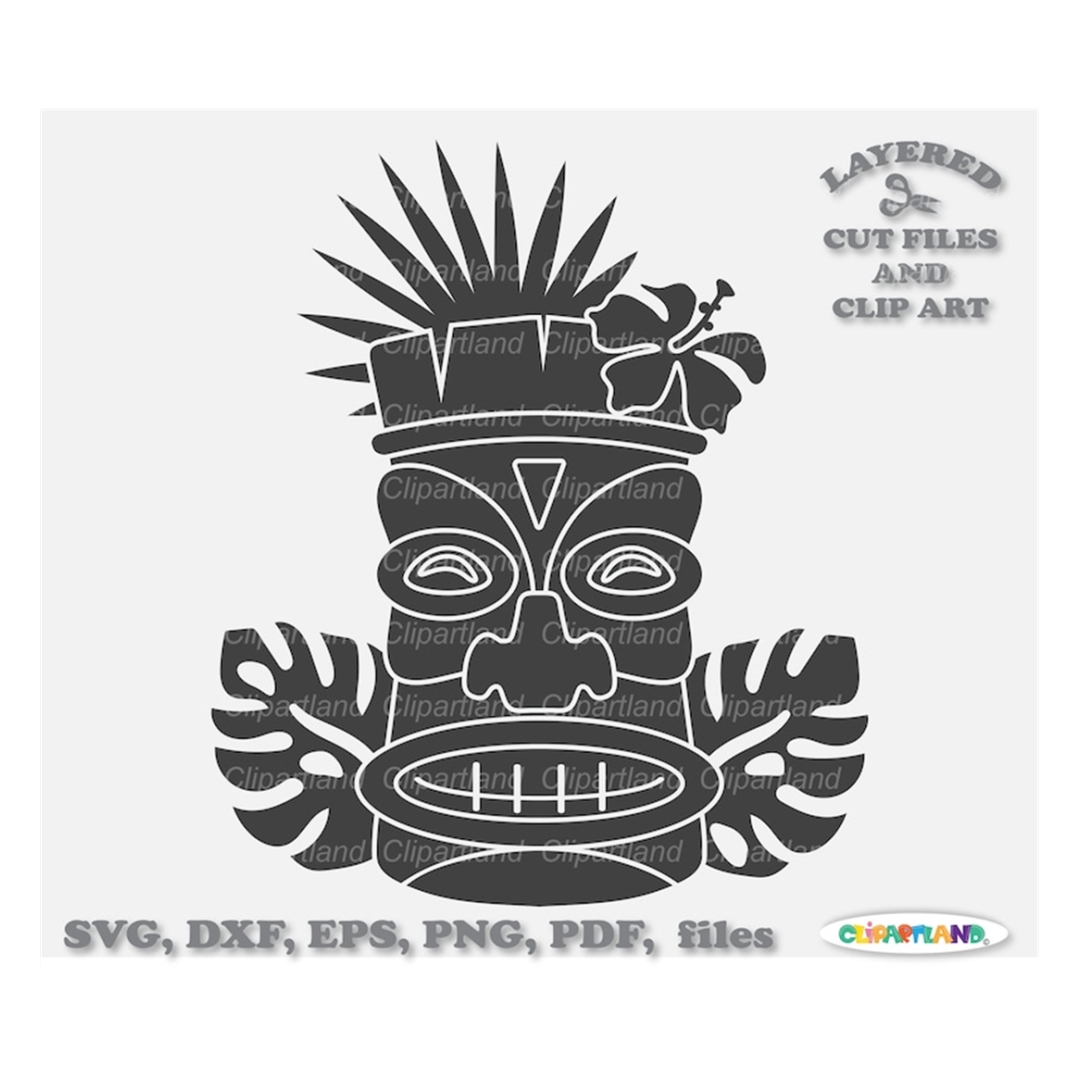 INSTANT Download. Tiki mask svg cut file and clip art. Comme | Inspire ...