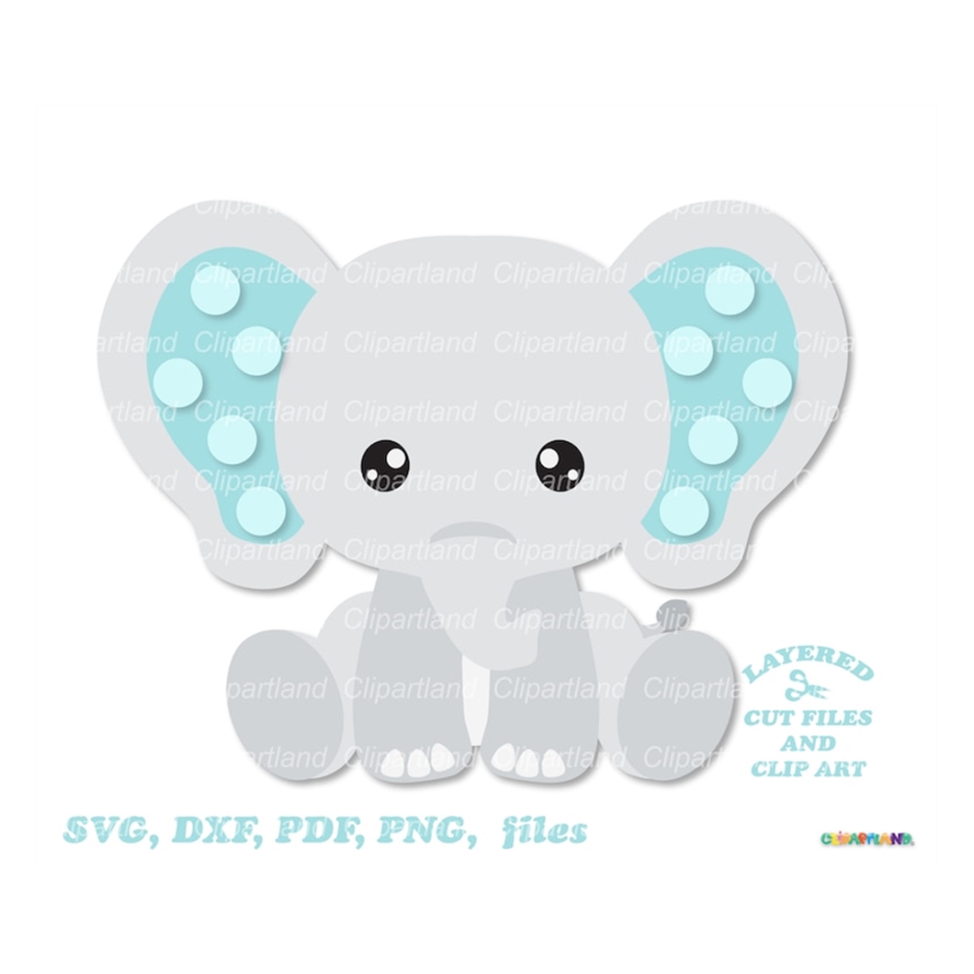 INSTANT Download. Cute sitting baby boy elephant svg cut fil | Inspire ...