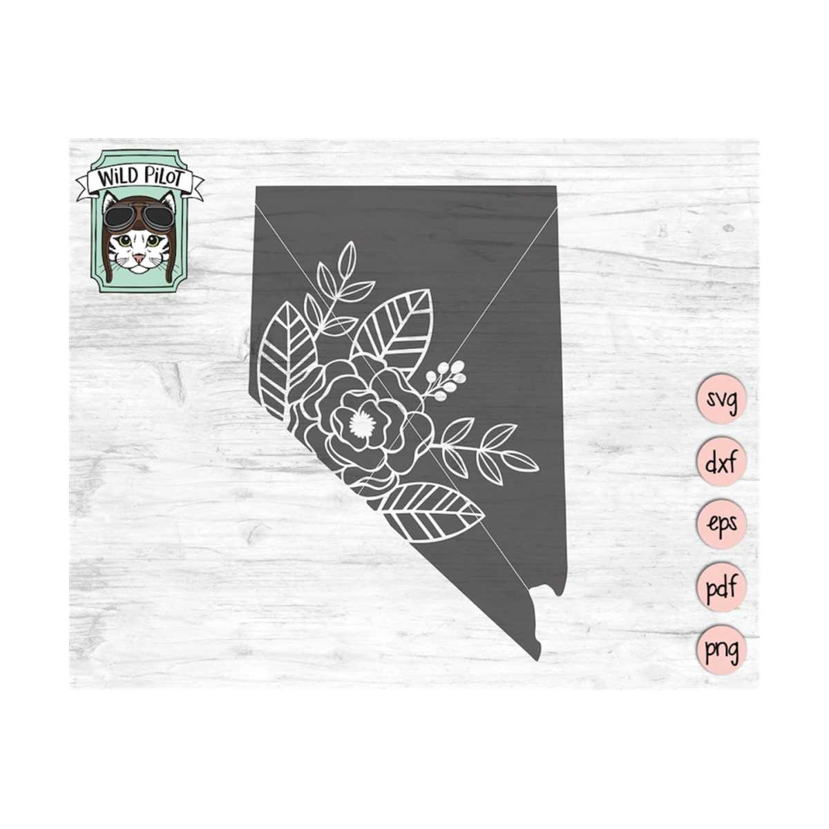 Nevada svg file, Nevada cut file, Nevada Silhouette svg, Flo - Inspire ...