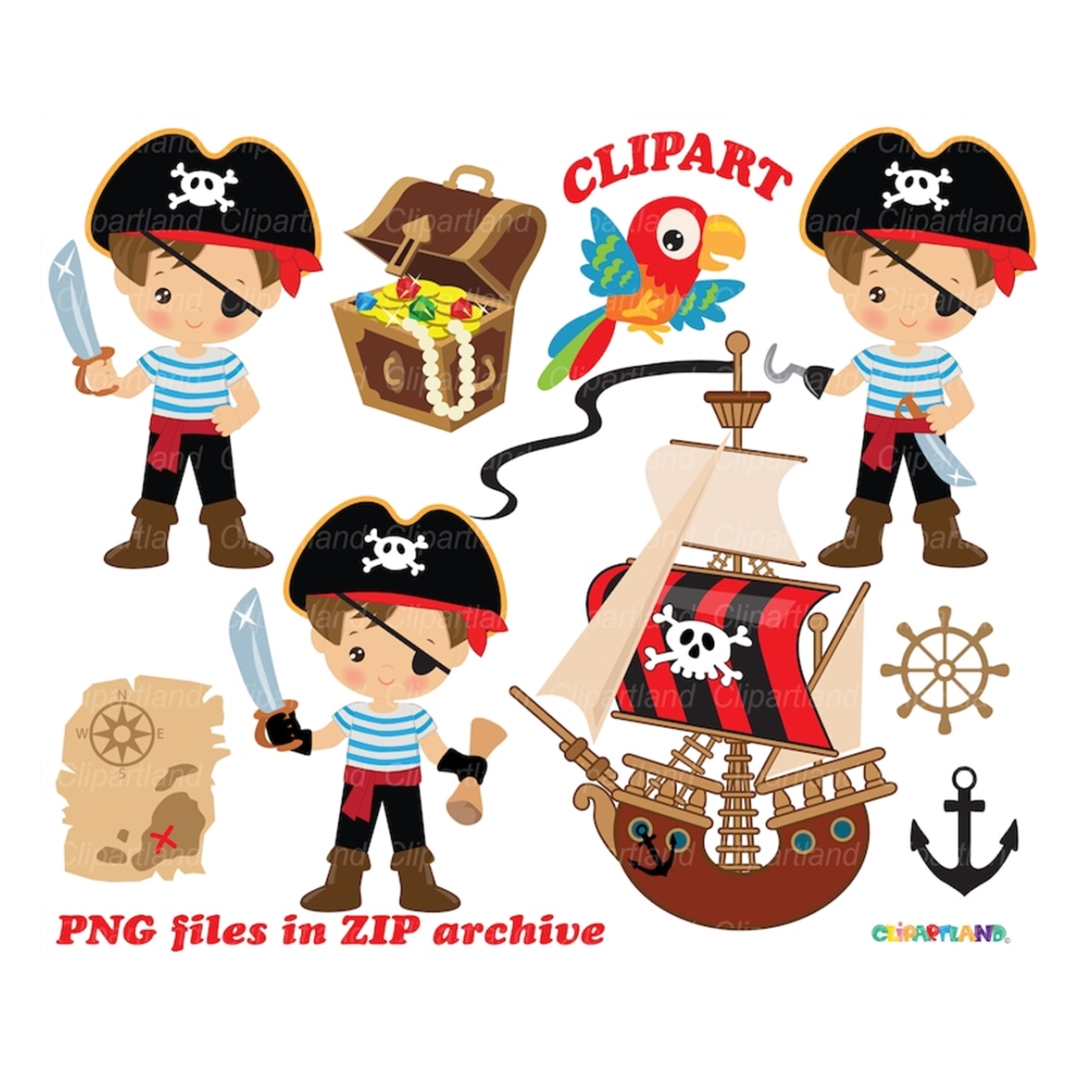 Pirate Boy Clip Art