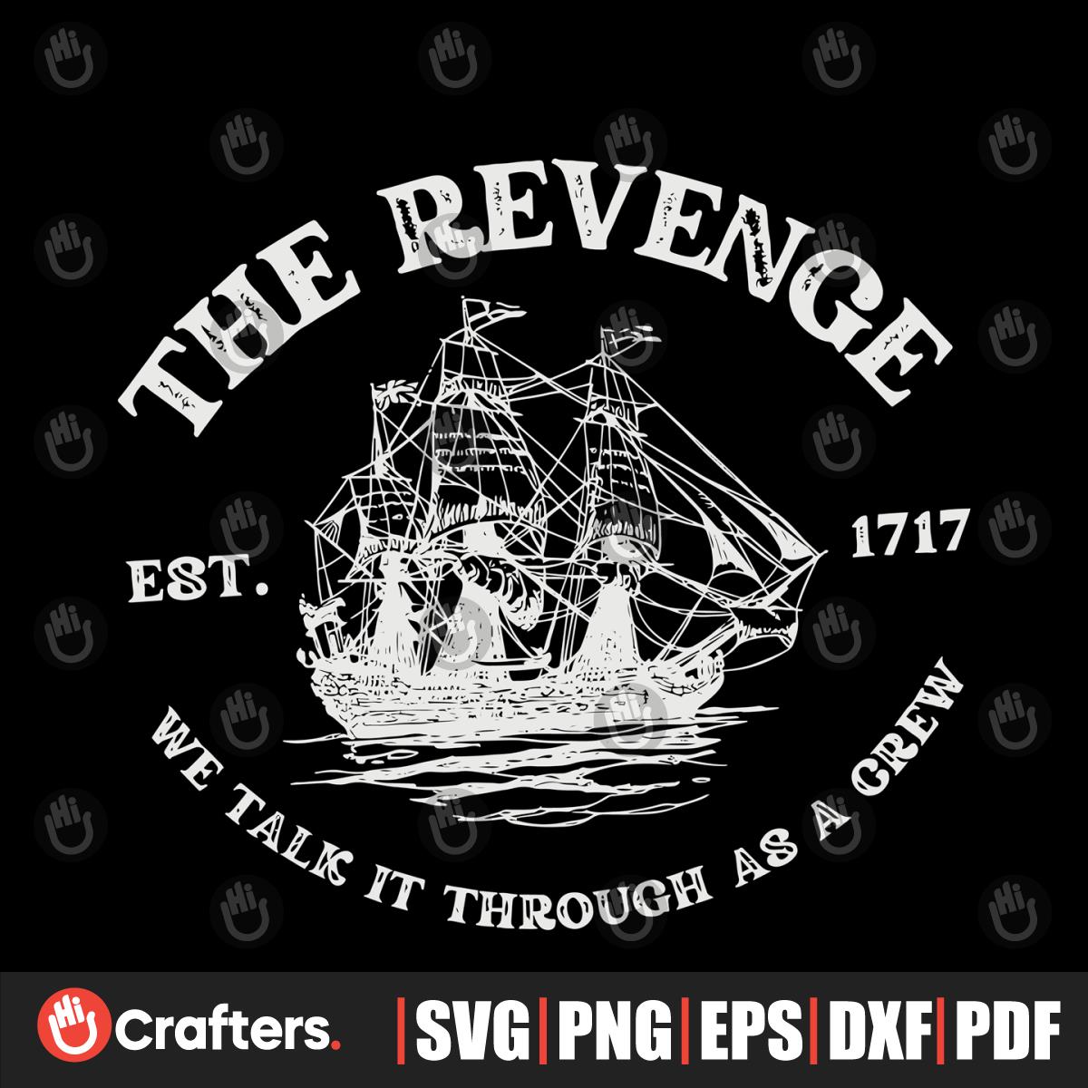 Our Flag Means Death The Revenge Pirate Ship SVG File | Inspire Uplift