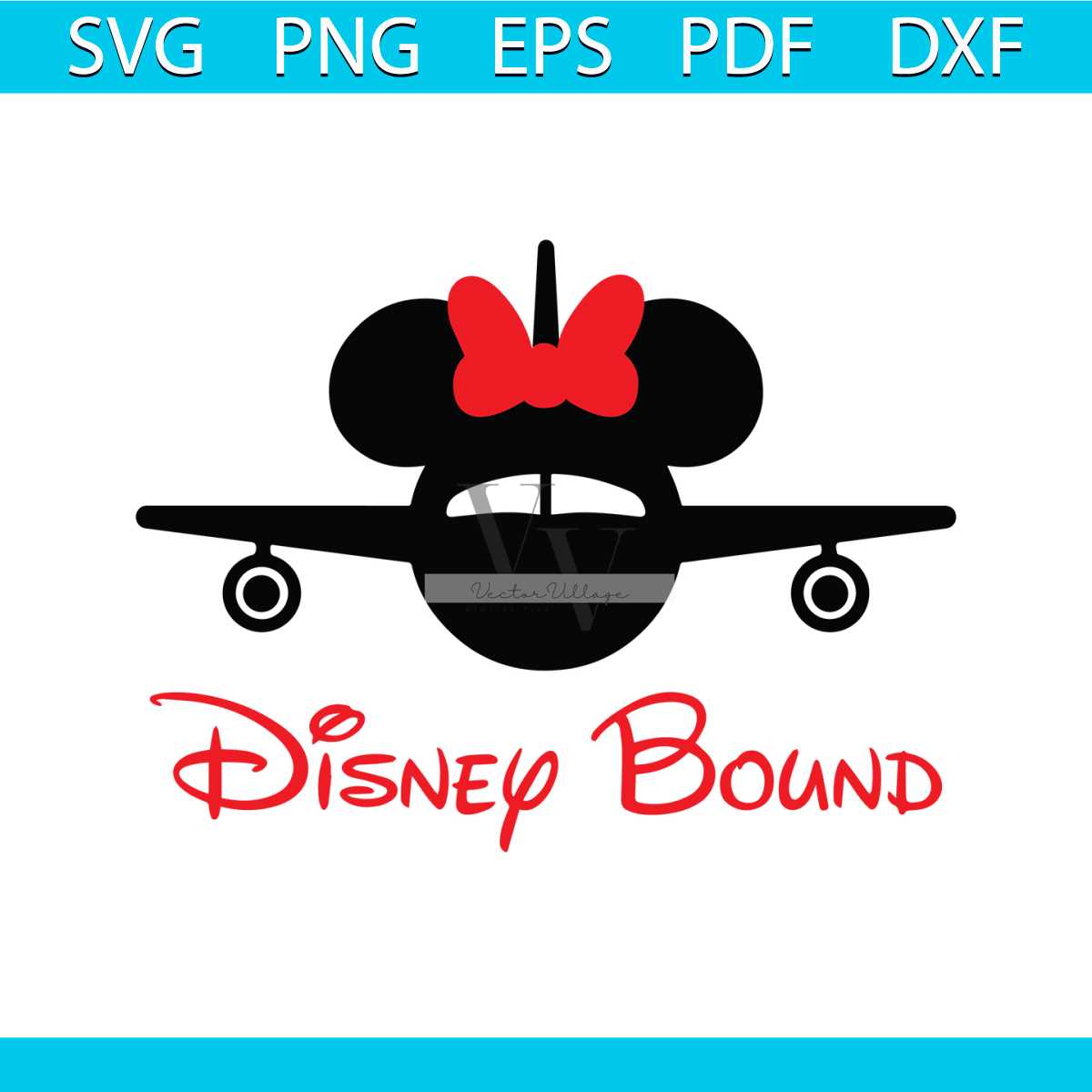 Disney Bound Plane Minnie Svg, Disney Svg, Disney Bound Svg, | Inspire ...