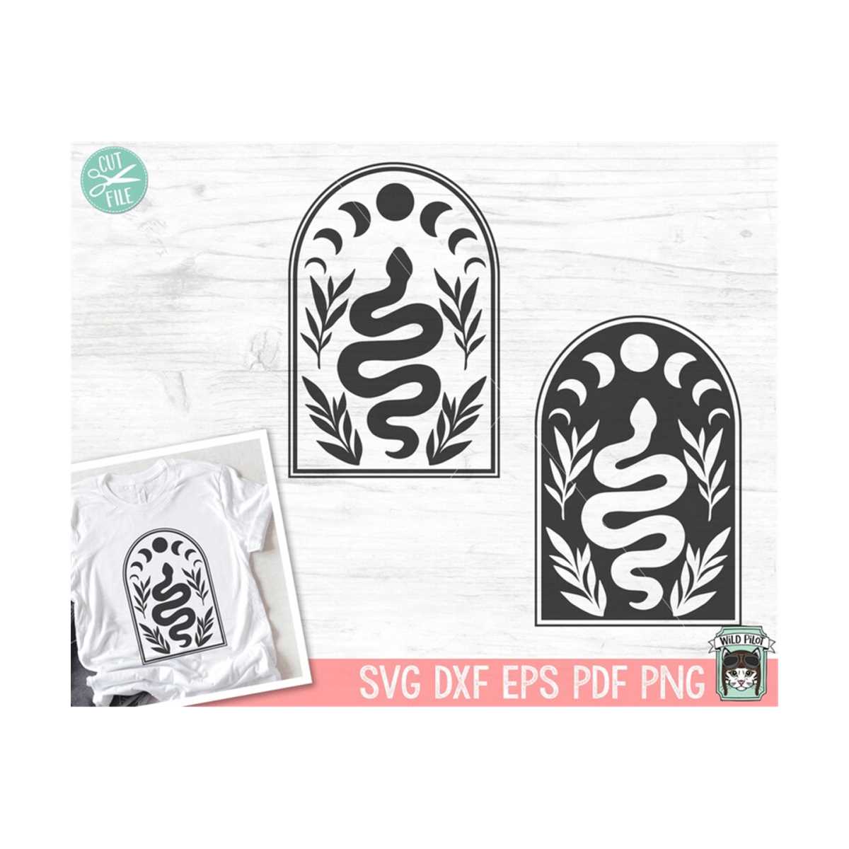 Snake SVG file, Reptile SVG, Moon Phases SVG, Snake png, Sna | Inspire ...