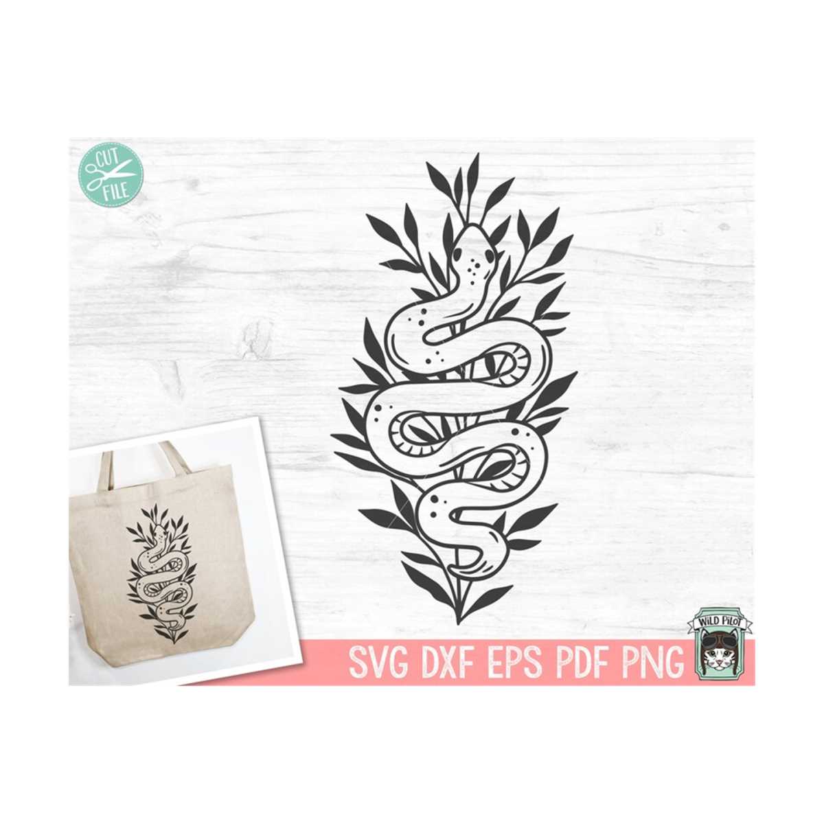 Snake SVG file, Reptile SVG, Snake PNG, Snake Clipart, Mysti - Inspire ...