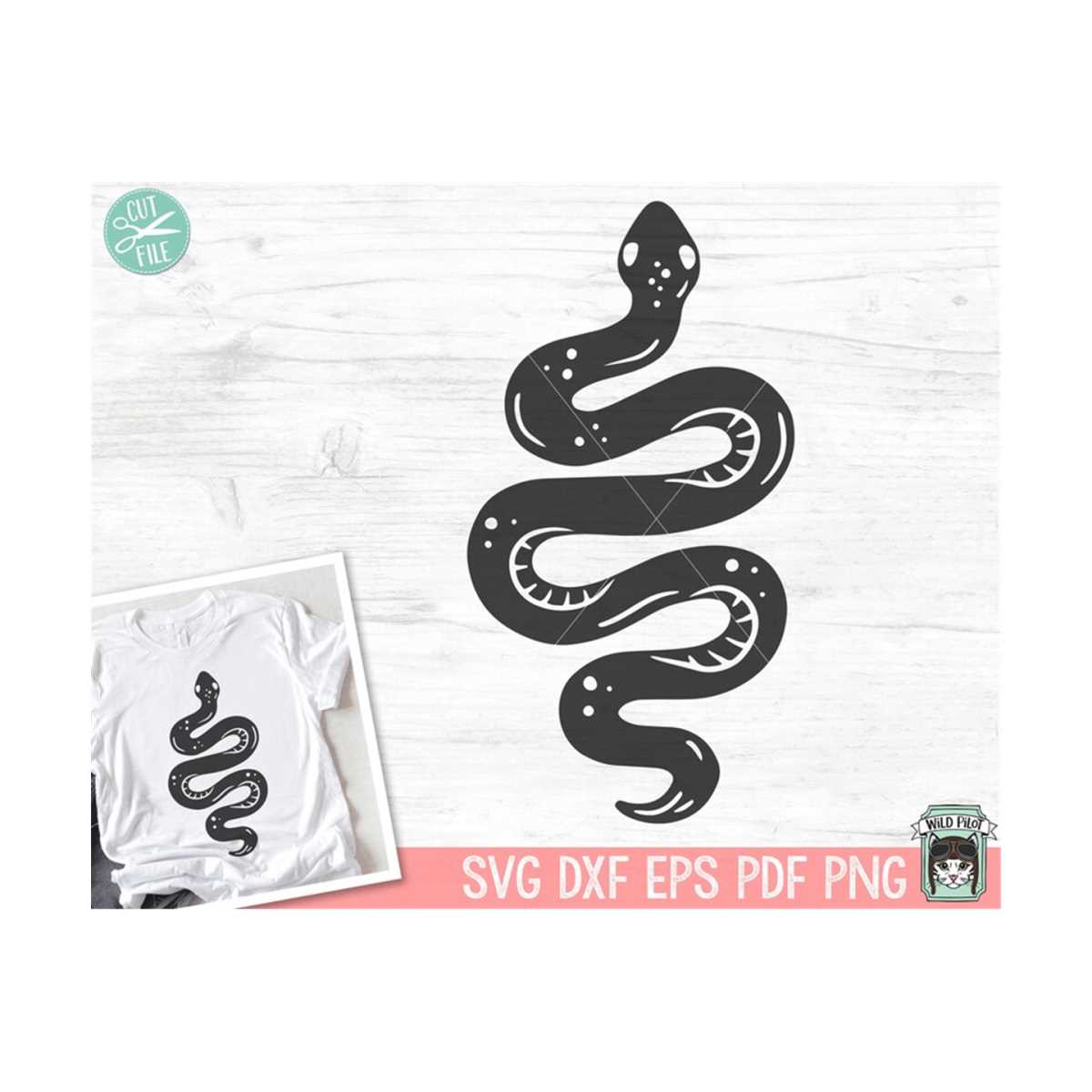 Snake SVG Cut File, Snake Clipart, Snake PNG, Reptile SVG, T | Inspire ...