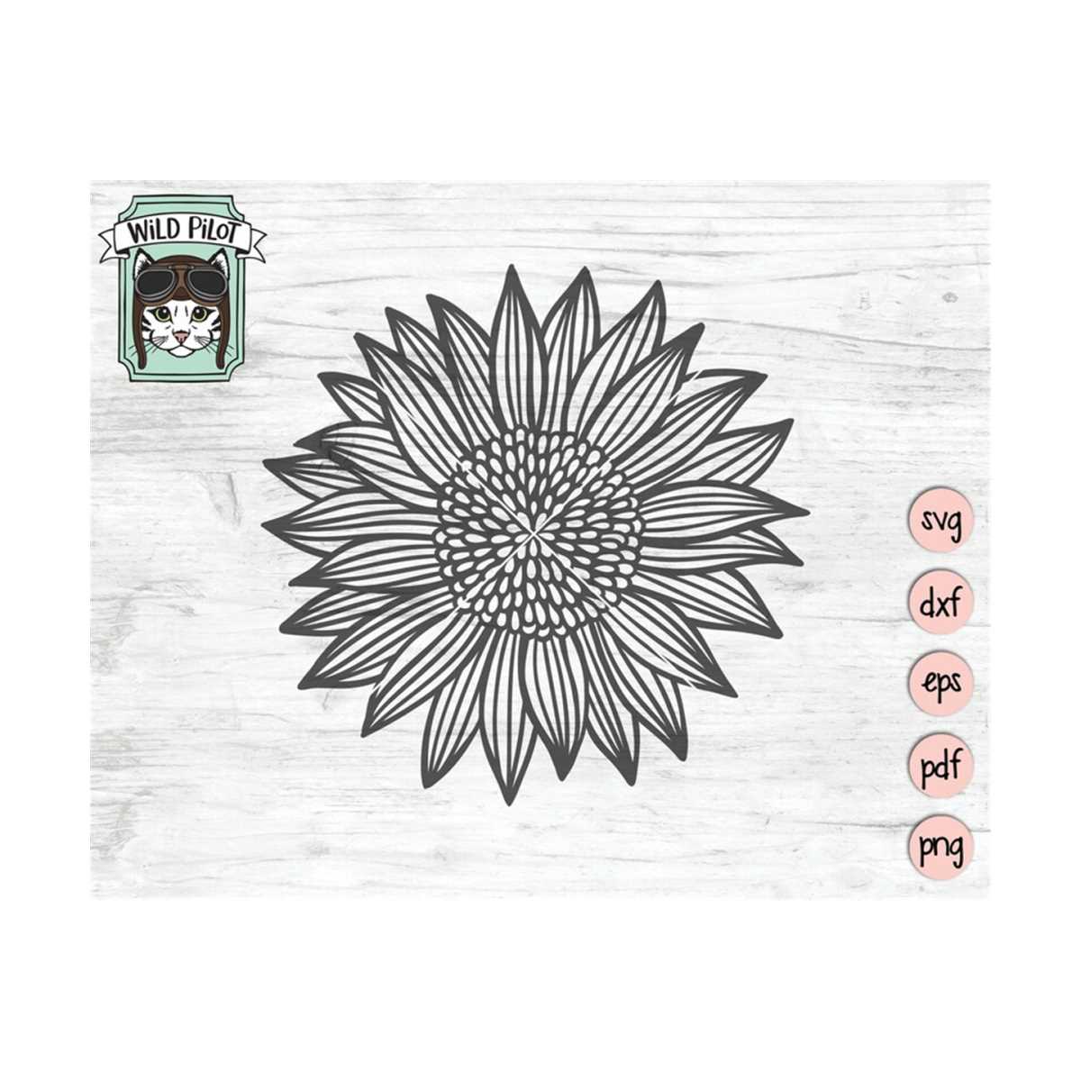 Sunflower SVG, Sunflower SVG File, Sunflowers cut file, Flow | Inspire ...