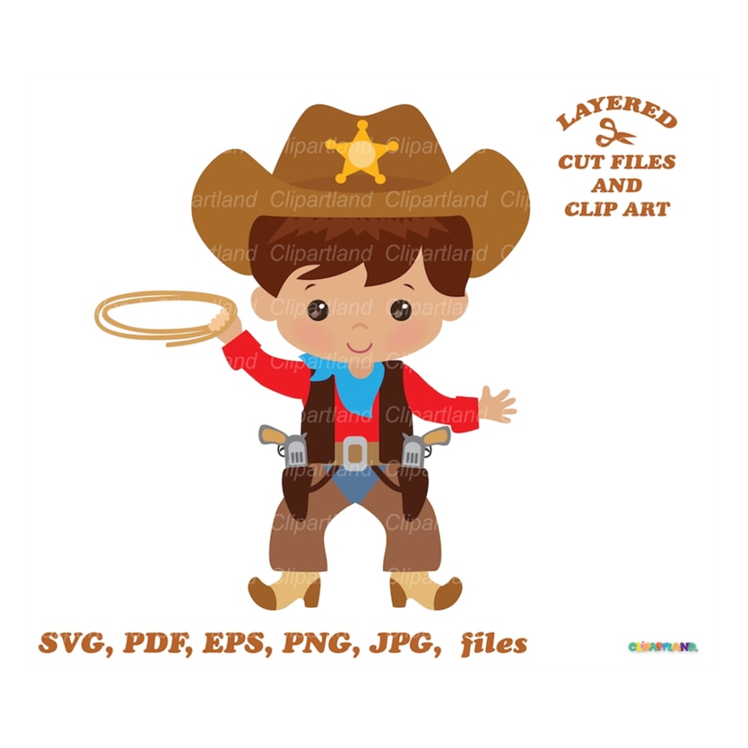 INSTANT Download. Cute little cowboy svg cut file. Personal | Inspire ...