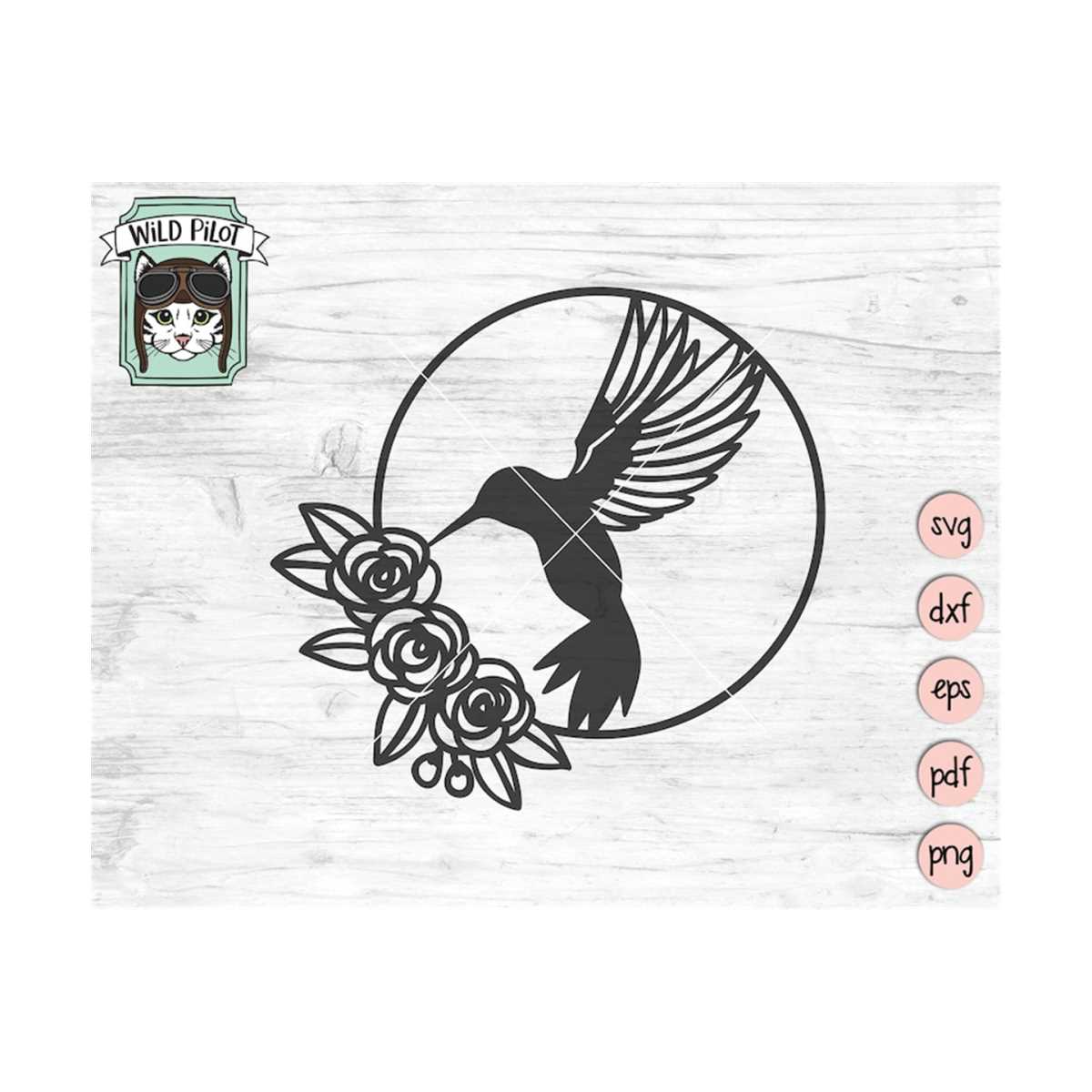 Hummingbird SVG file, Hummingbird Wreath svg file, Hummingbi | Inspire ...