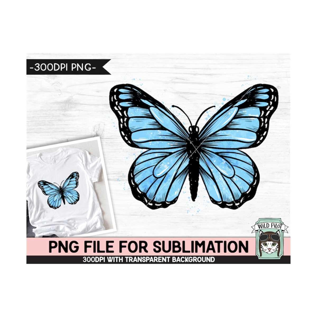 Monarch Butterfly PNG SUBLIMATION, Watercolor Butterfly Subl | Inspire ...