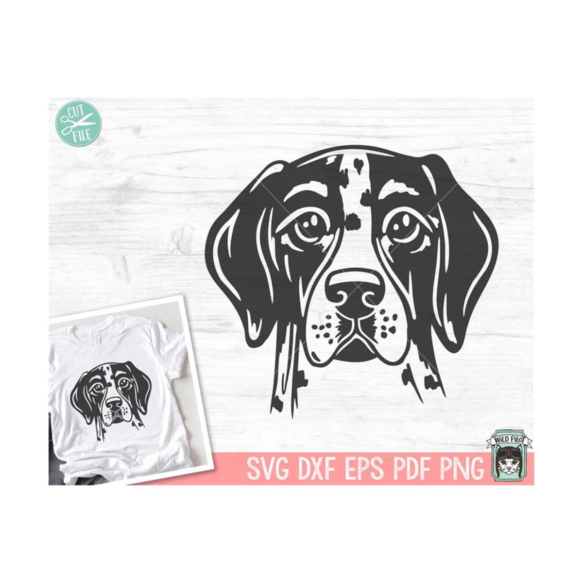 Pointer SVG File, Dog SVG File, Dog Face SVG, Animal Face sv | Inspire ...