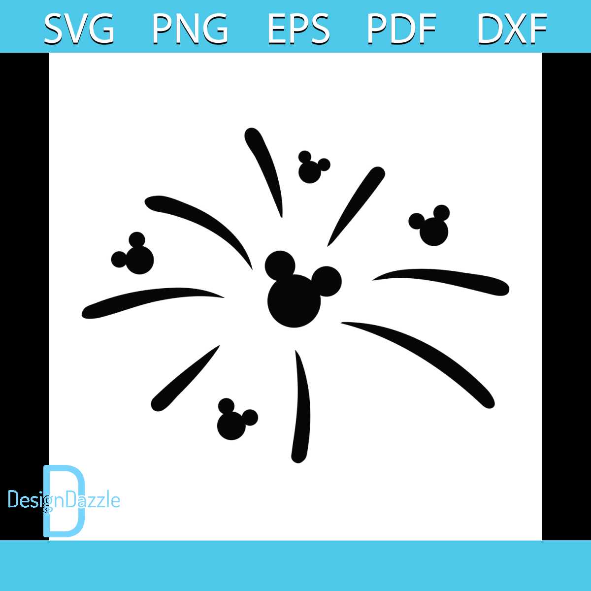 Mickey fireworks svg free, trending svg, disney svg, mickey | Inspire ...
