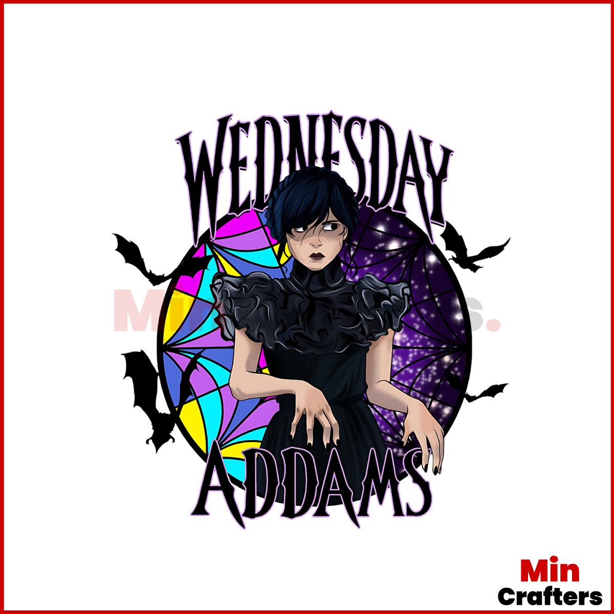 Addams Family Wednesday Addams PNG Sublimation Download - Inspire Uplift