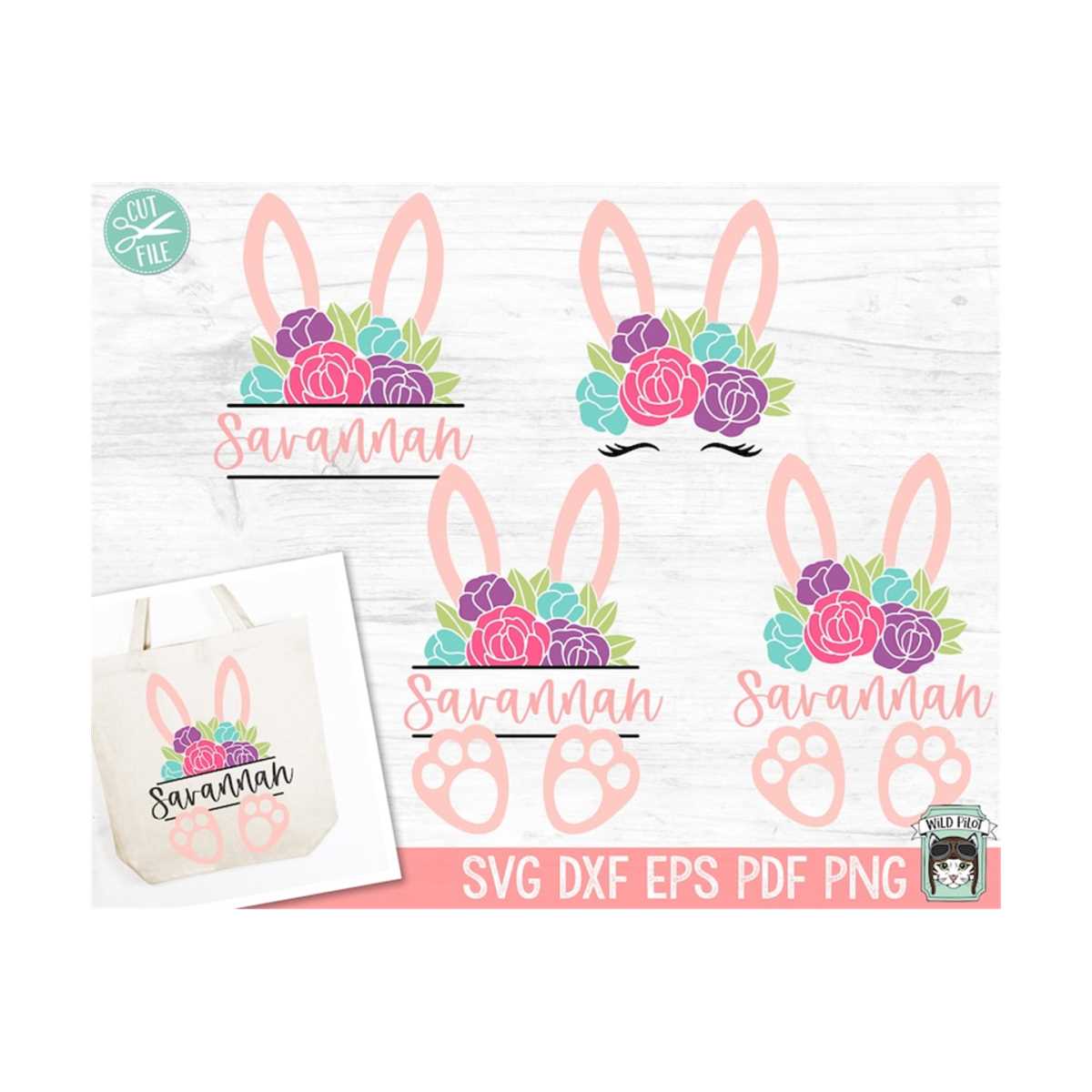 Bunny SVG, Easter Monogram Frame SVG Cut File, Easter Bunny - Inspire ...