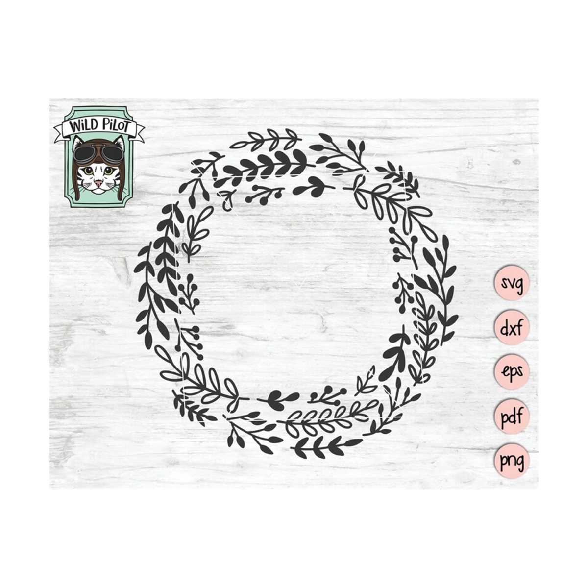 Wreath SVG file, Laurel Wreath svg, Laurel leaf wreath clip | Inspire ...