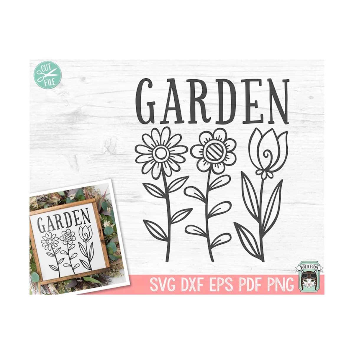 Garden SVG, Gardening SVG, Flower Garden svg, gardening clip - Inspire ...