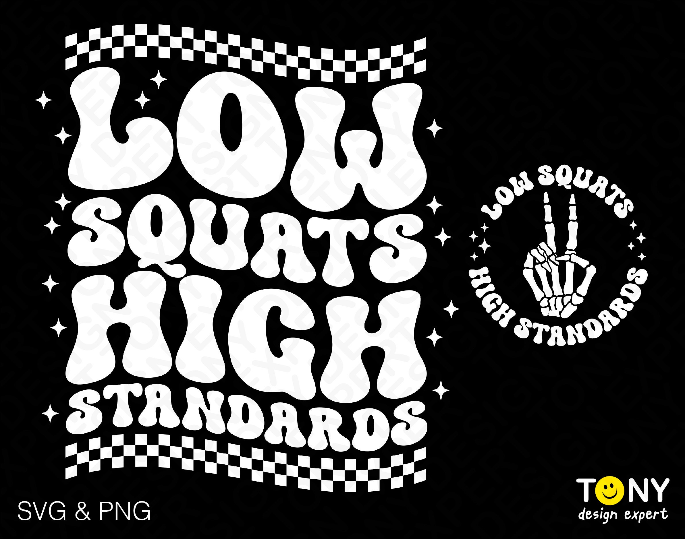 2 Bundle, Low Squats High Standards Svg Png, Fitness Svg, Gy | Inspire ...