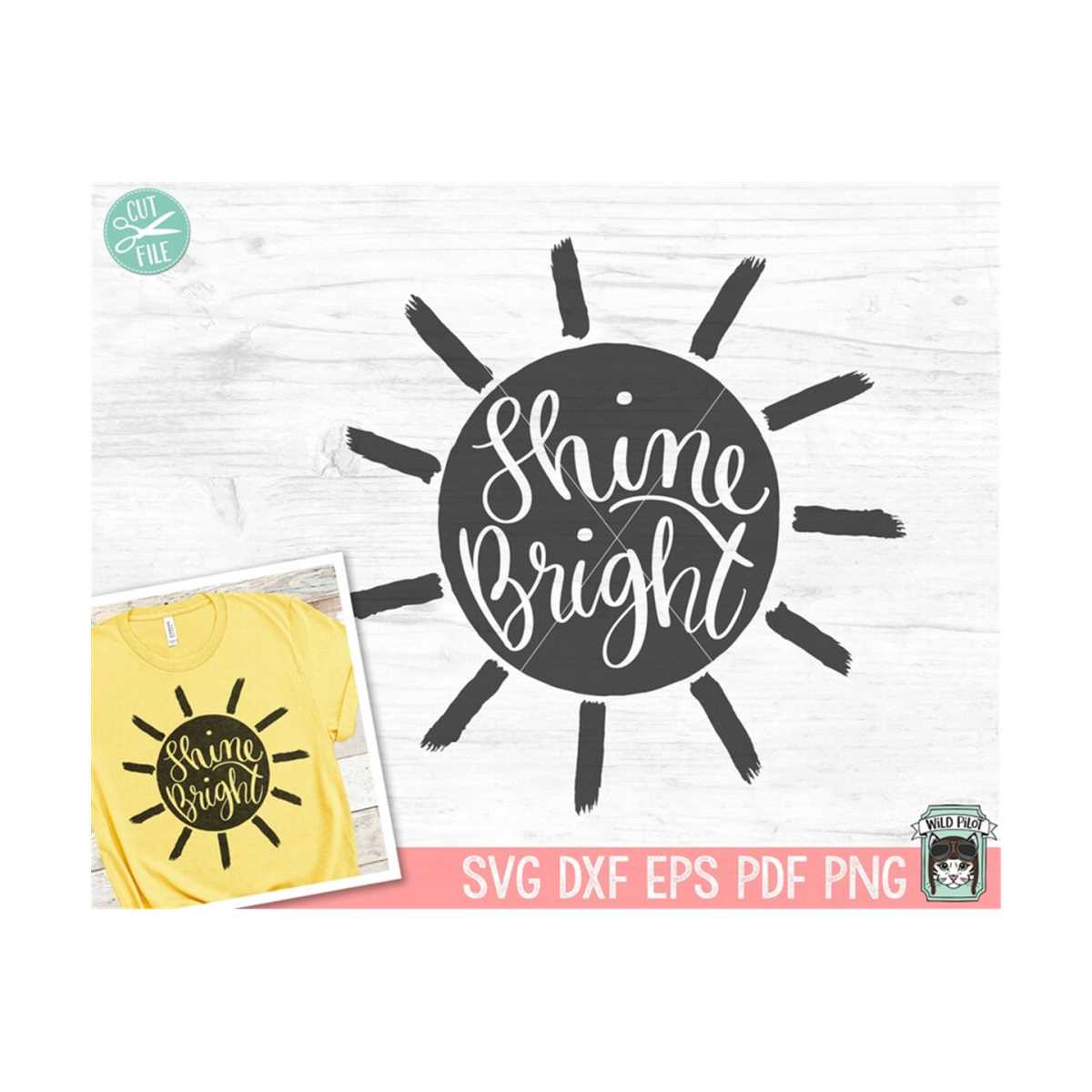 Shine Bright SVG, Shine Bright SVG file, Shine Bright Cut fi | Inspire ...