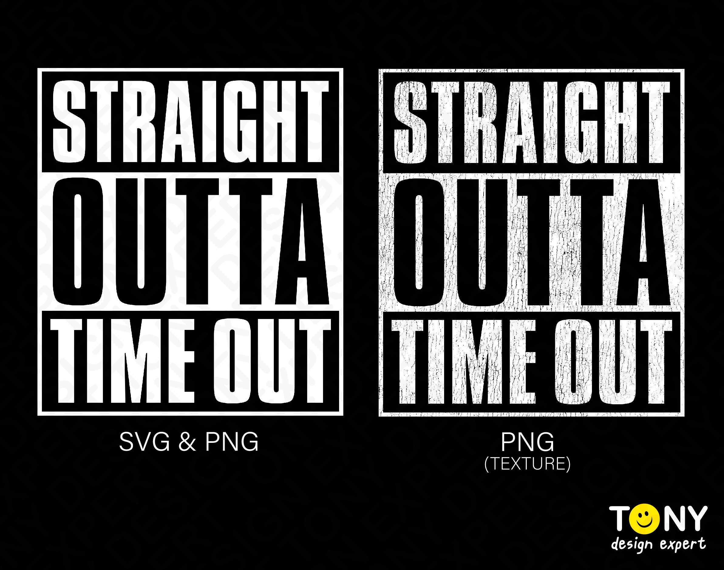 2 Bundle, Straight Outta Time Out Png Svg, Straight Outta Sv | Inspire ...