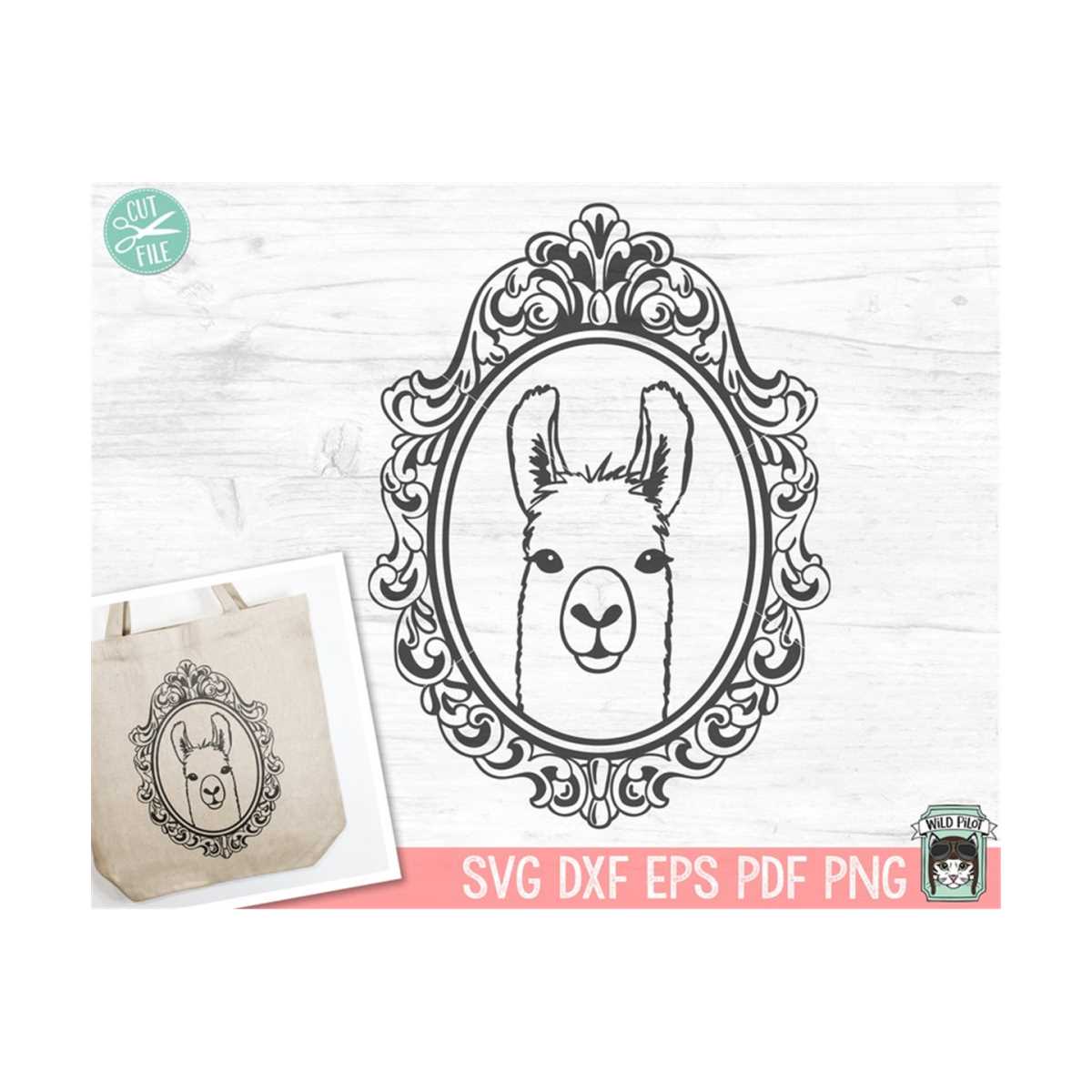 Llama Frame SVG, Llama svg, funny llama svg file, Llama clip | Inspire ...