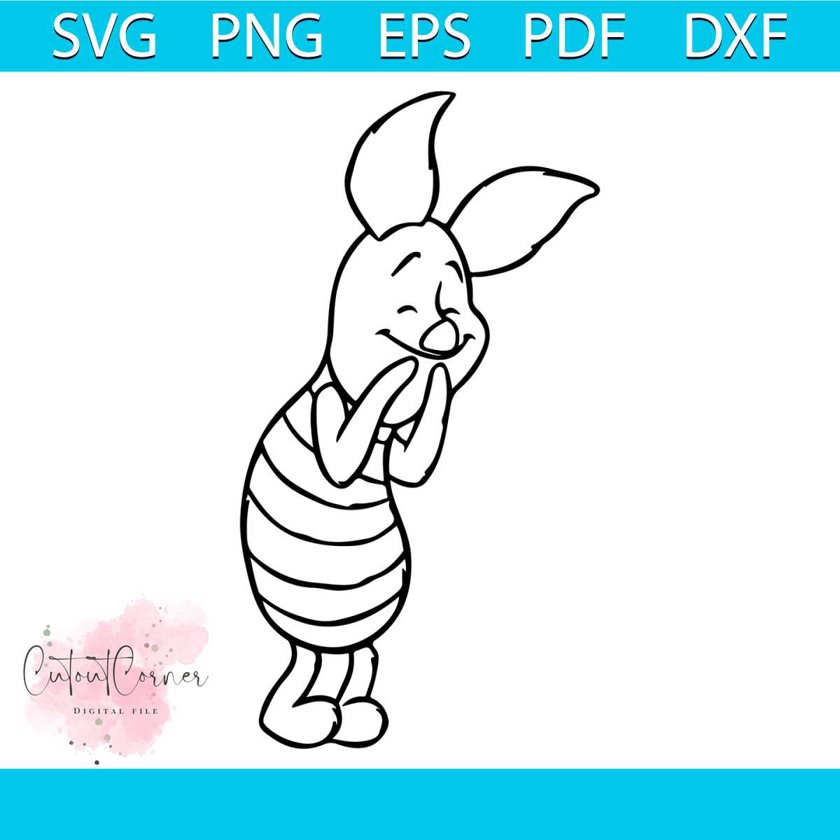 Piglet svg free, winnie the pooh svg, disney svg, instant do | Inspire ...