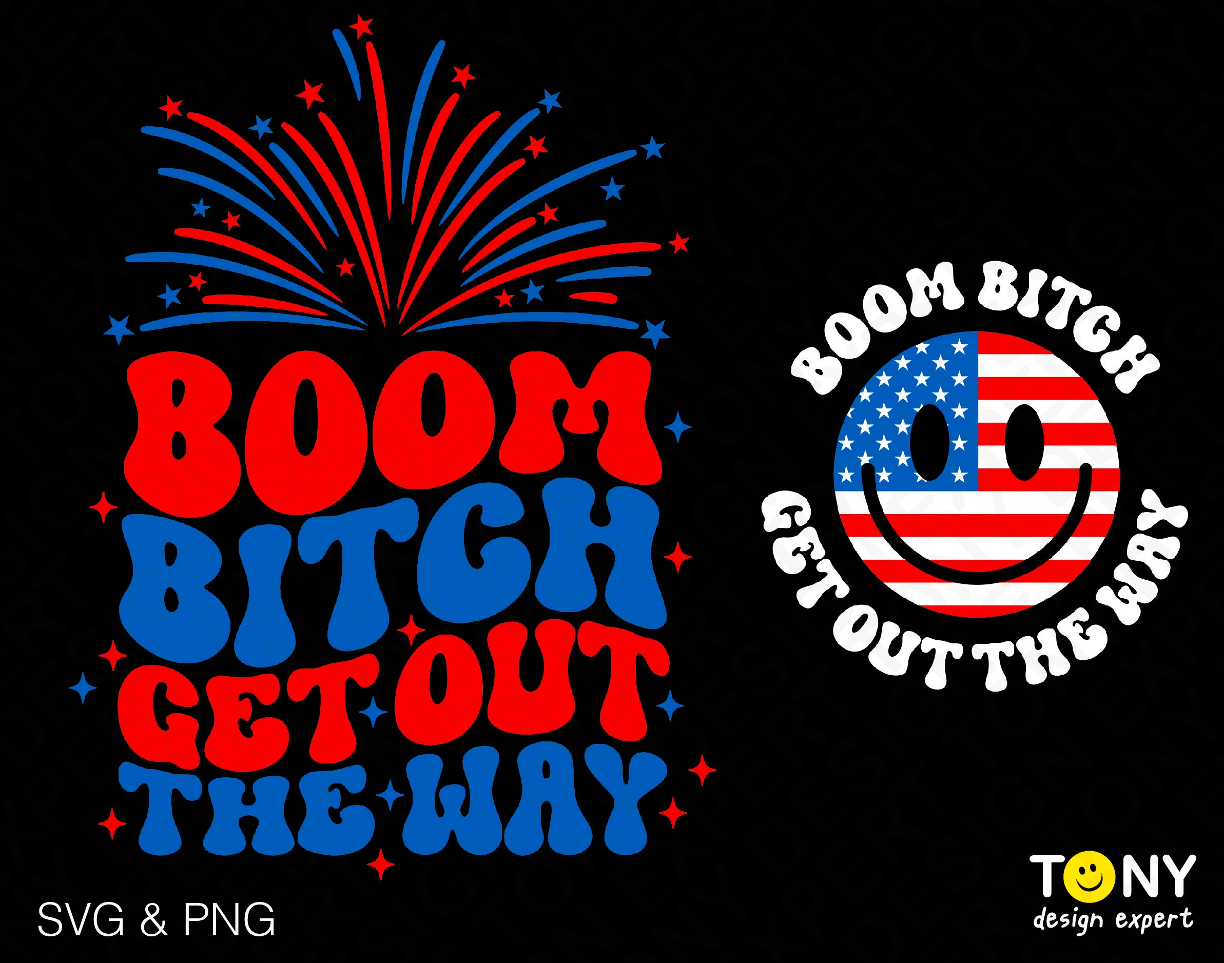 Boom Bitch Get Out The Way Svg Png, 4th Of July, USA Svg, Tr - Inspire ...