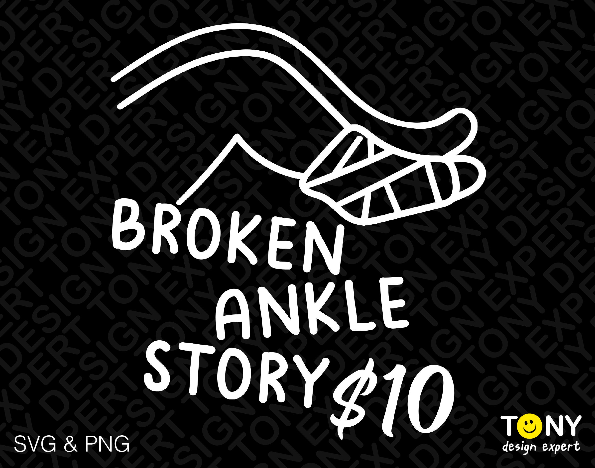 Broken Ankle Story Svg Png, Broken Svg, Recovery Mode On Svg - Inspire ...
