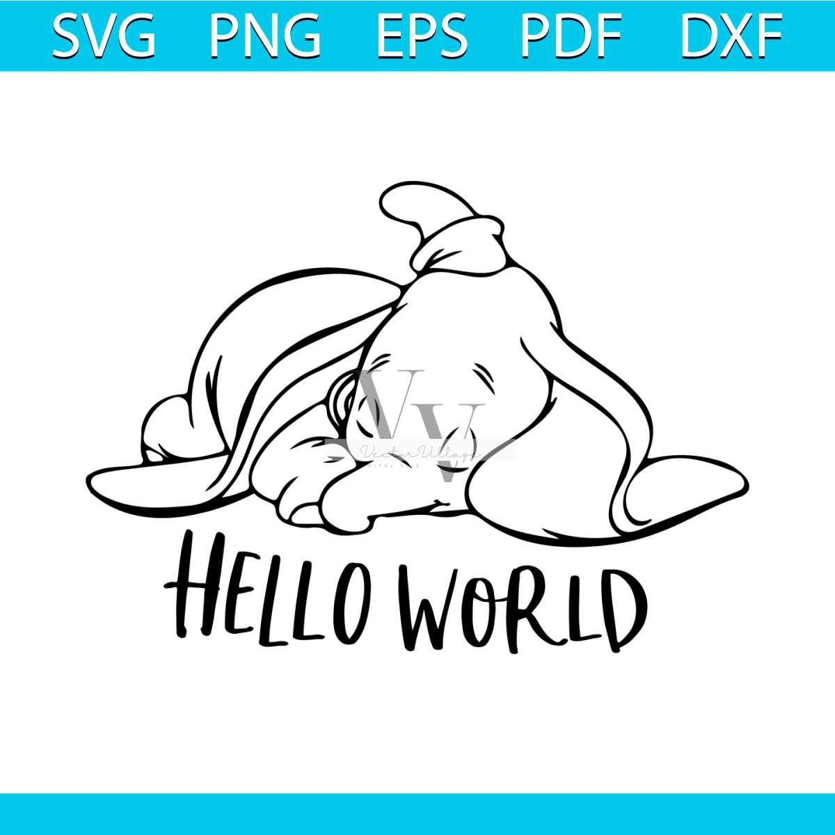 Hello world svg free, disney svg, dumbo svg, instant downloa | Inspire ...