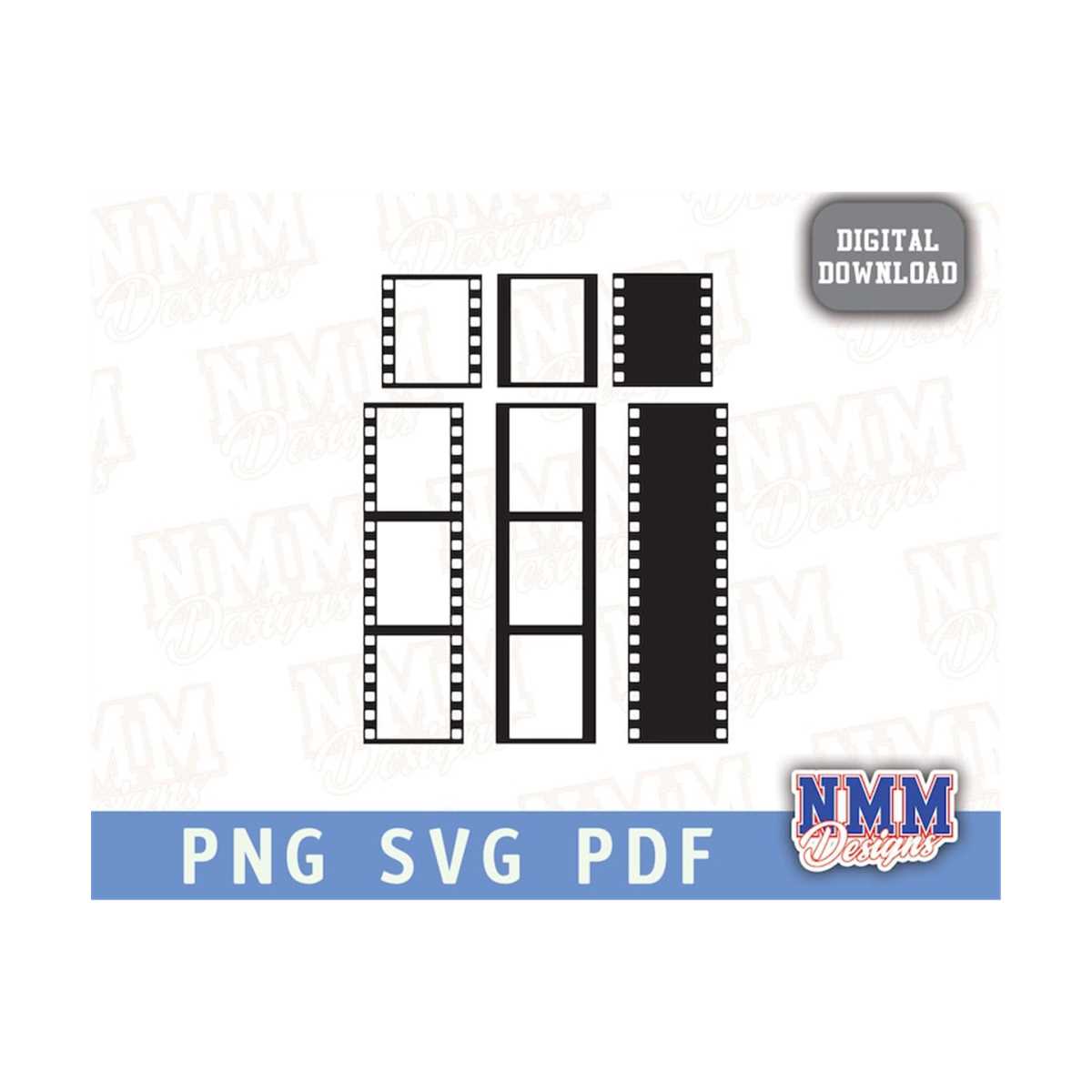 FILM STRIP SVG, Movie filmstrip svg, picture frame svg, came | Inspire ...