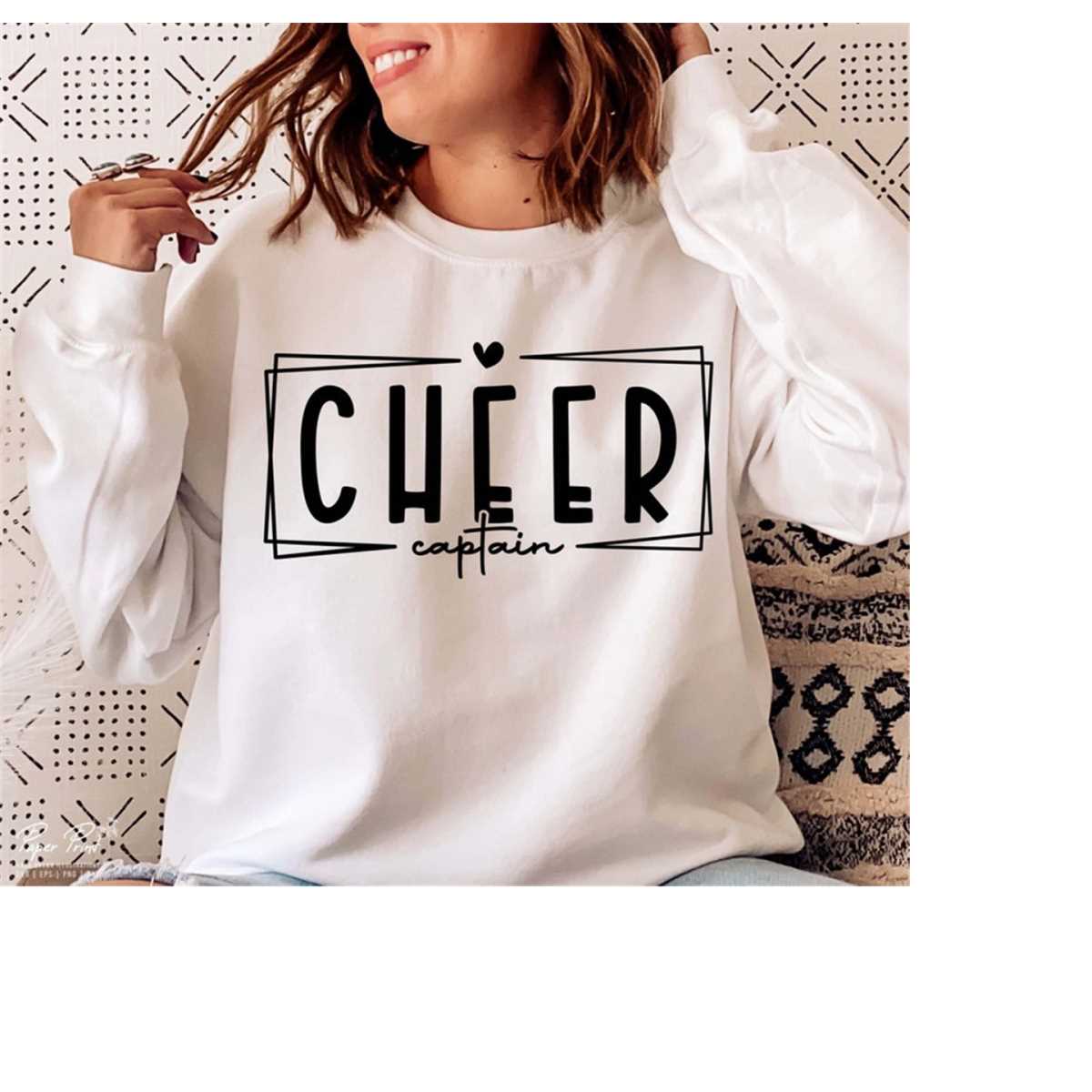 Cheer Captain SVG, Cheerleader Coach SVG, Cheer Coach Shirt | Inspire ...