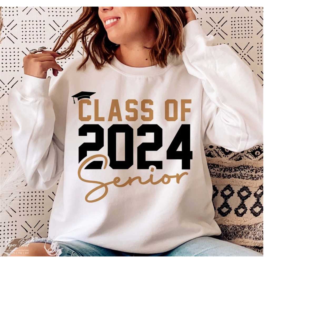 Class of Senior 2024 SVG, Senior 2024 SVG, Graduation 2024 S - Inspire ...