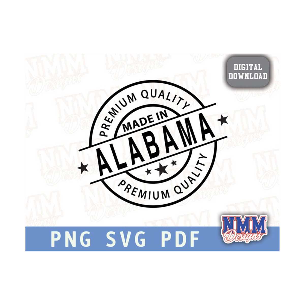 Made in Alabama Svg, Penn Svg, United States Svg, Bama State - Inspire ...