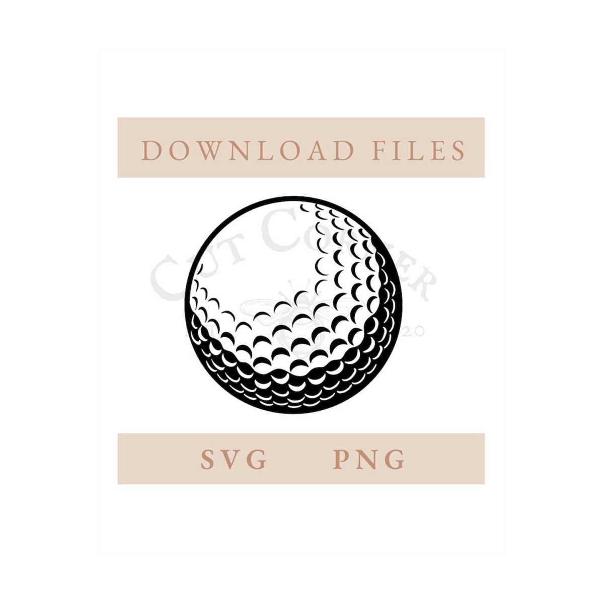 Golf Ball SVG | Golf PNG | Golfing | Digital Download | Cric | Inspire ...