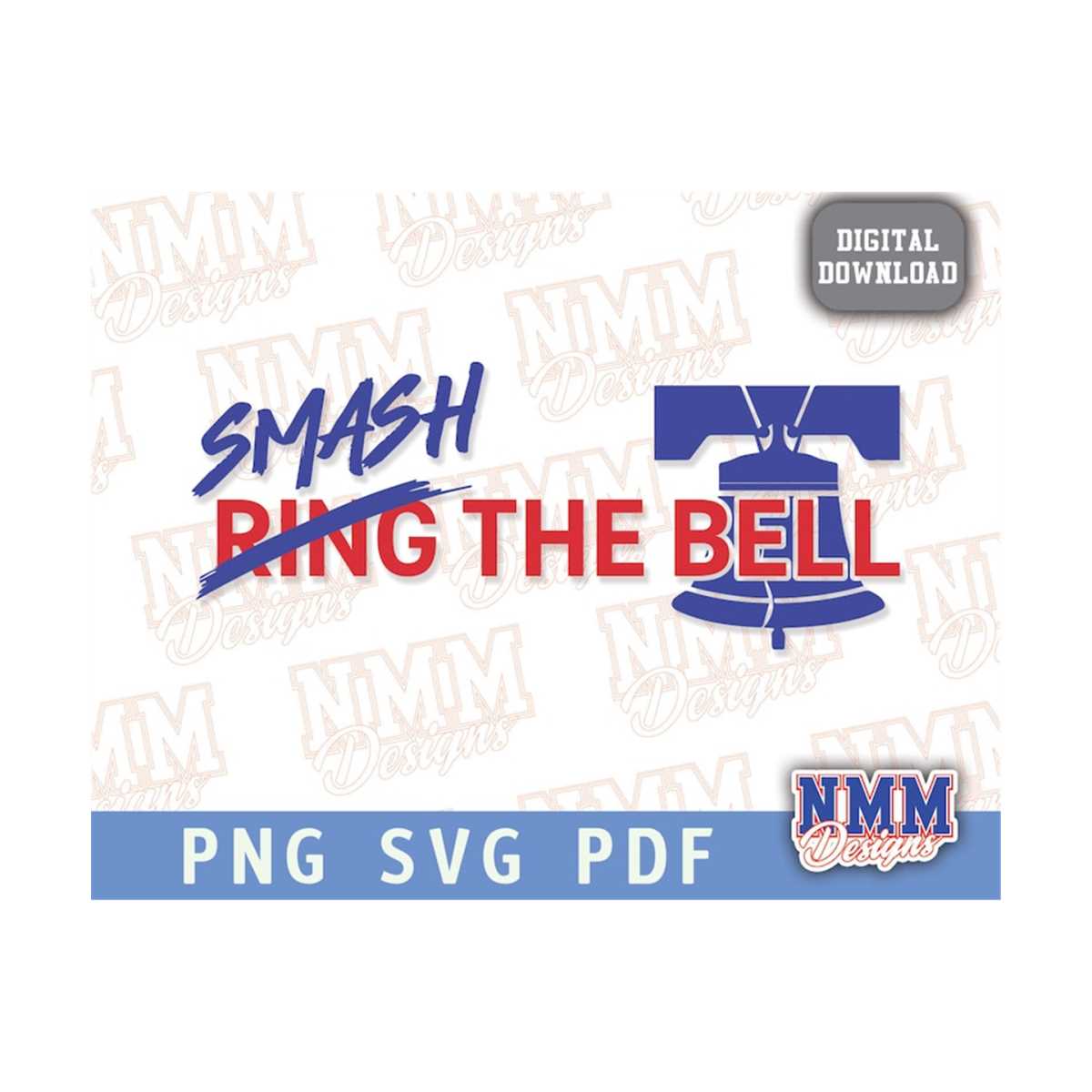 Smash the Bell Baseball Sports svg png, pdf, svg files for c - Inspire ...