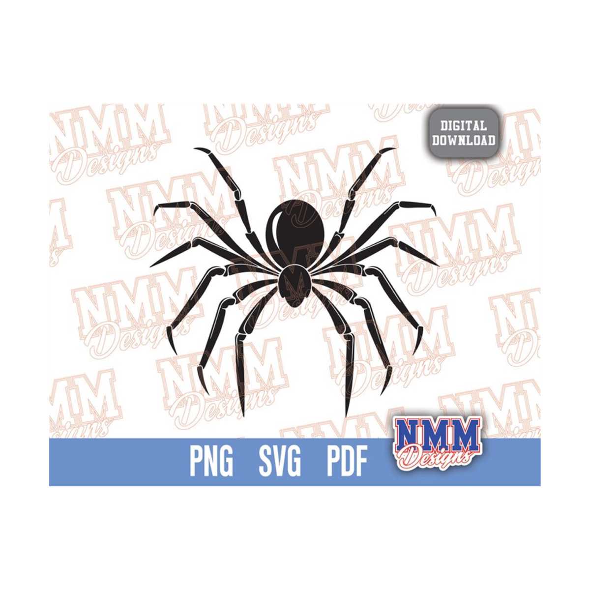 Spider SVG Clipart, Cool Halloween Image Digital Download, S - Inspire ...