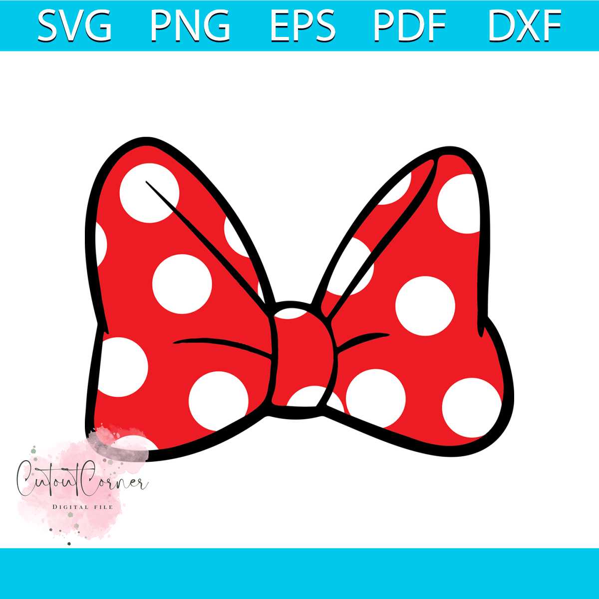 Minnie mouse bow svg free, disney svg, bow svg, instant down | Inspire ...