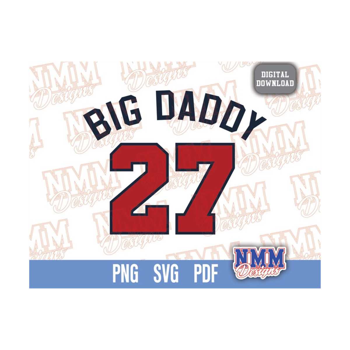 Riley Jersey svg png, Big Daddy files for cricut, vinyl cut - Inspire ...