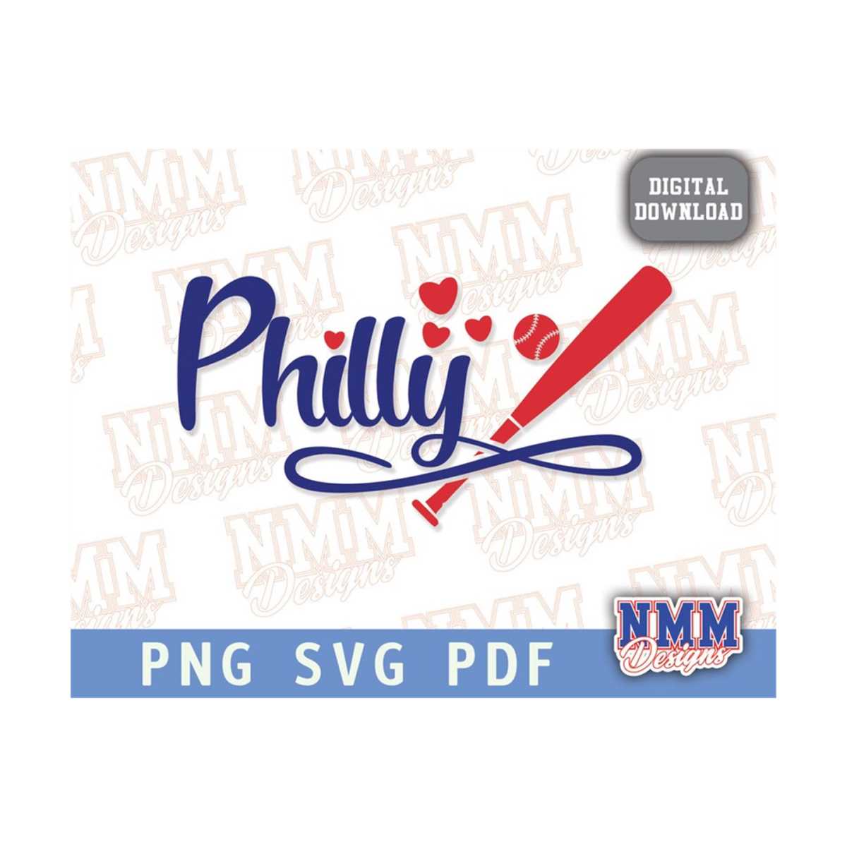 Philly Baseball Sports svg png, pdf, svg files for cricut, v - Inspire ...