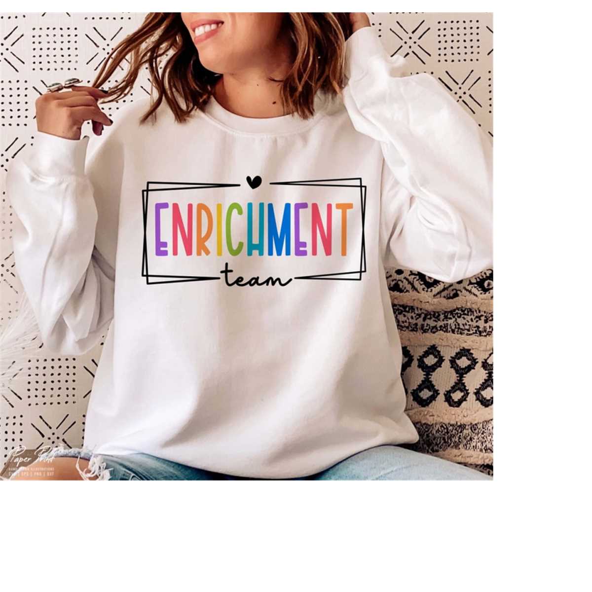 Enrichment Teacher PNG SVG, Enrichment Team Shirt Svg, Eleme - Inspire ...