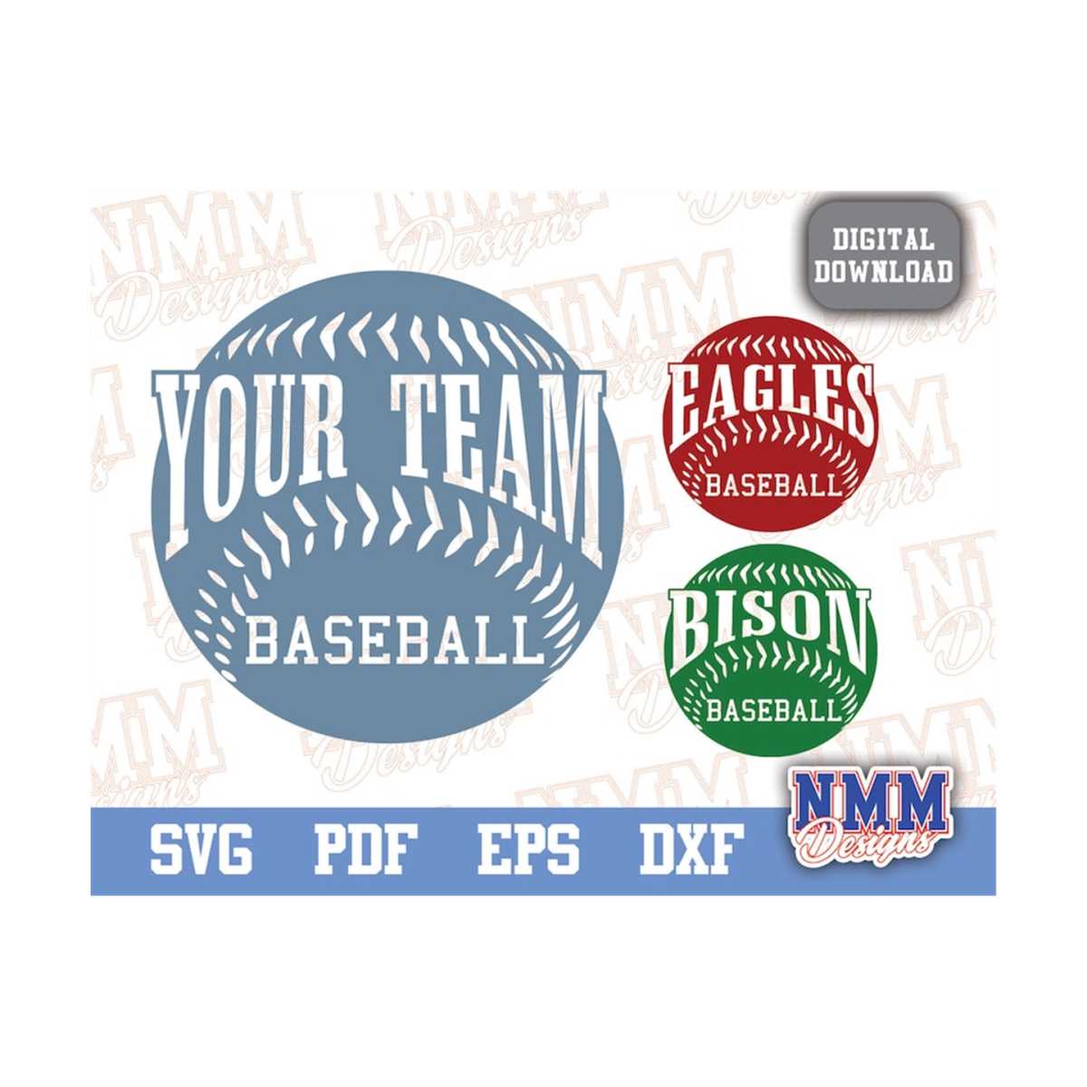 Custom Baseball Name SVG,Dxf, pg,Png, Eps,Custom Team Spirit - Inspire ...