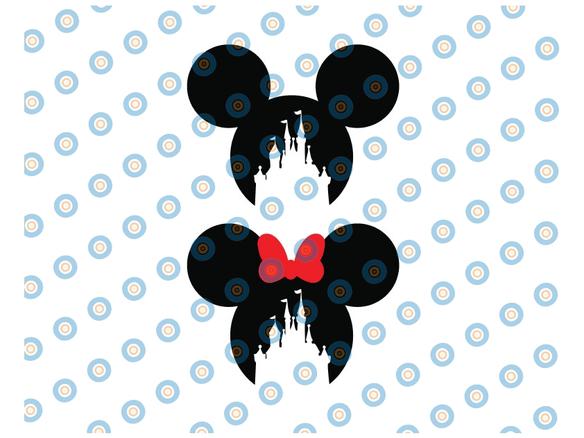 Her Mickey His Minnie - Matching Disney Couples SVG- Minnie | Inspire ...