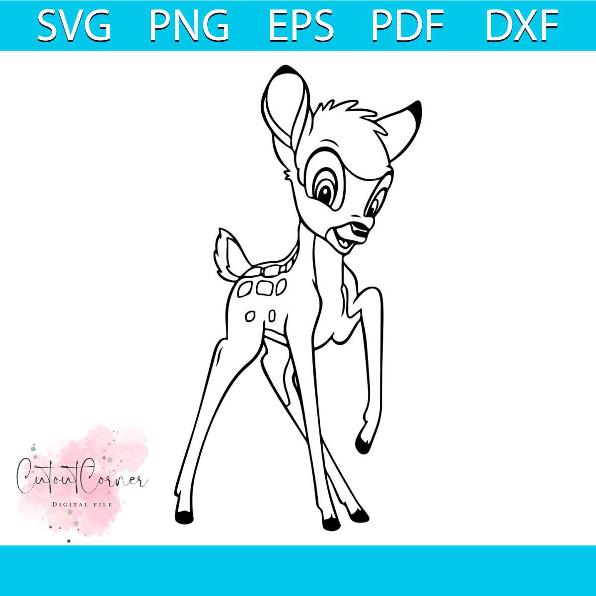 Bambi svg free, best disney svg files, disney svg, instant d | Inspire ...