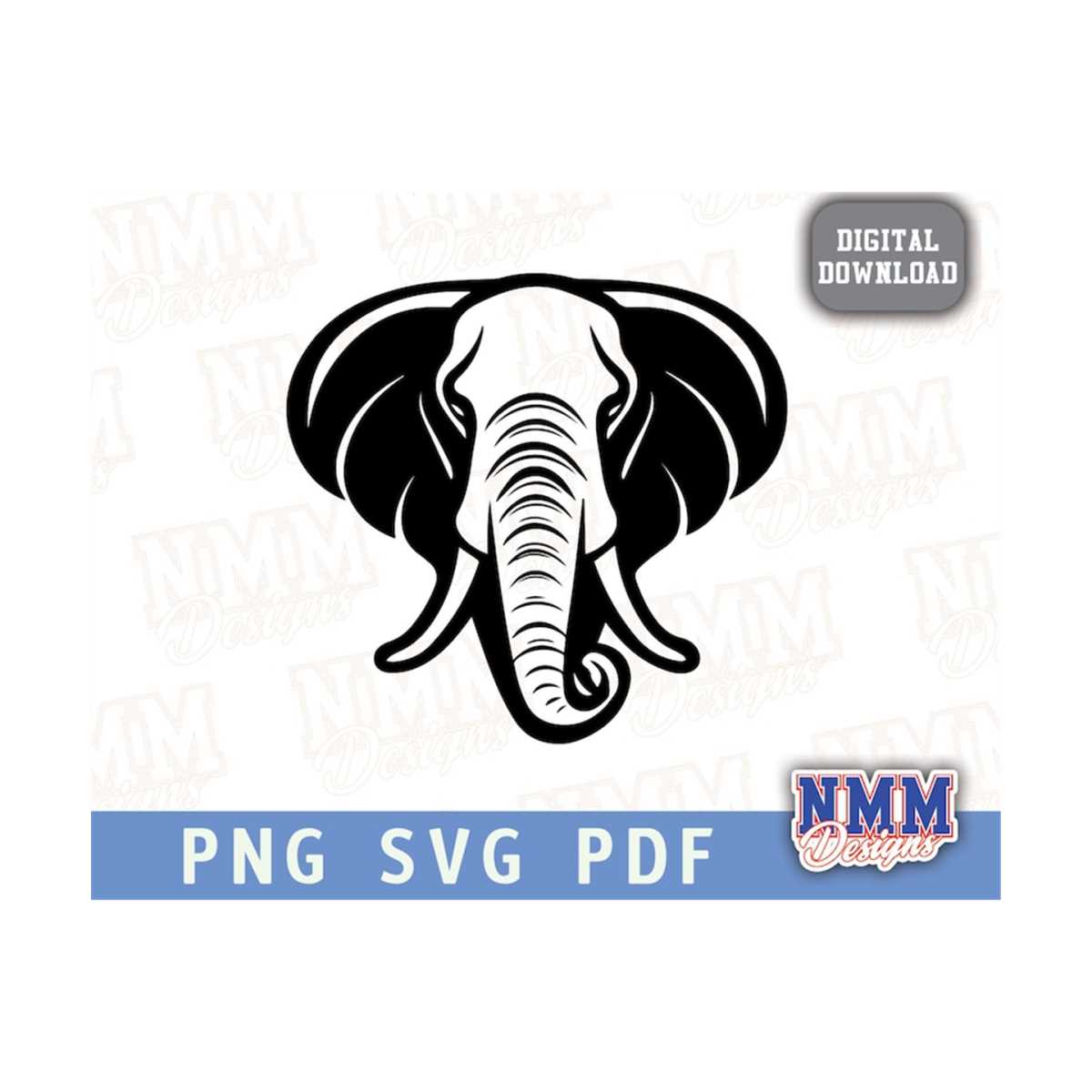 Elephant Design SVG file, PNG file Clipart, SVG Vector for c | Inspire ...