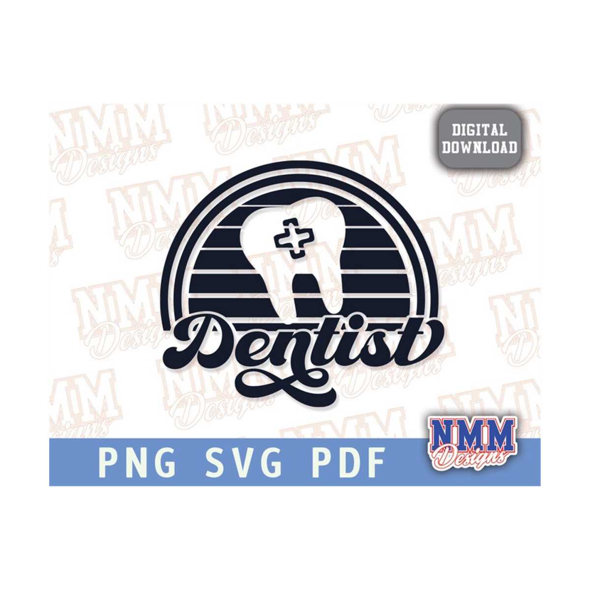 Dentist SVG PNG, Retro Wavy Text Svg, Dentist Appreciation, | Inspire ...