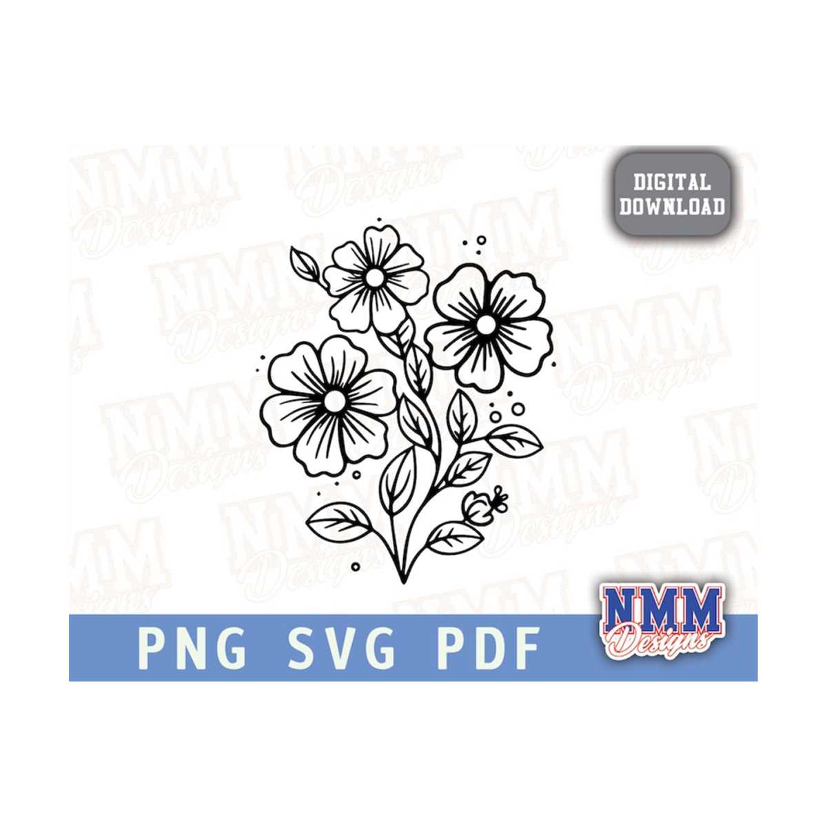 Flowers svg, flower clipart, flowers, Simple, Flower, Instan | Inspire ...