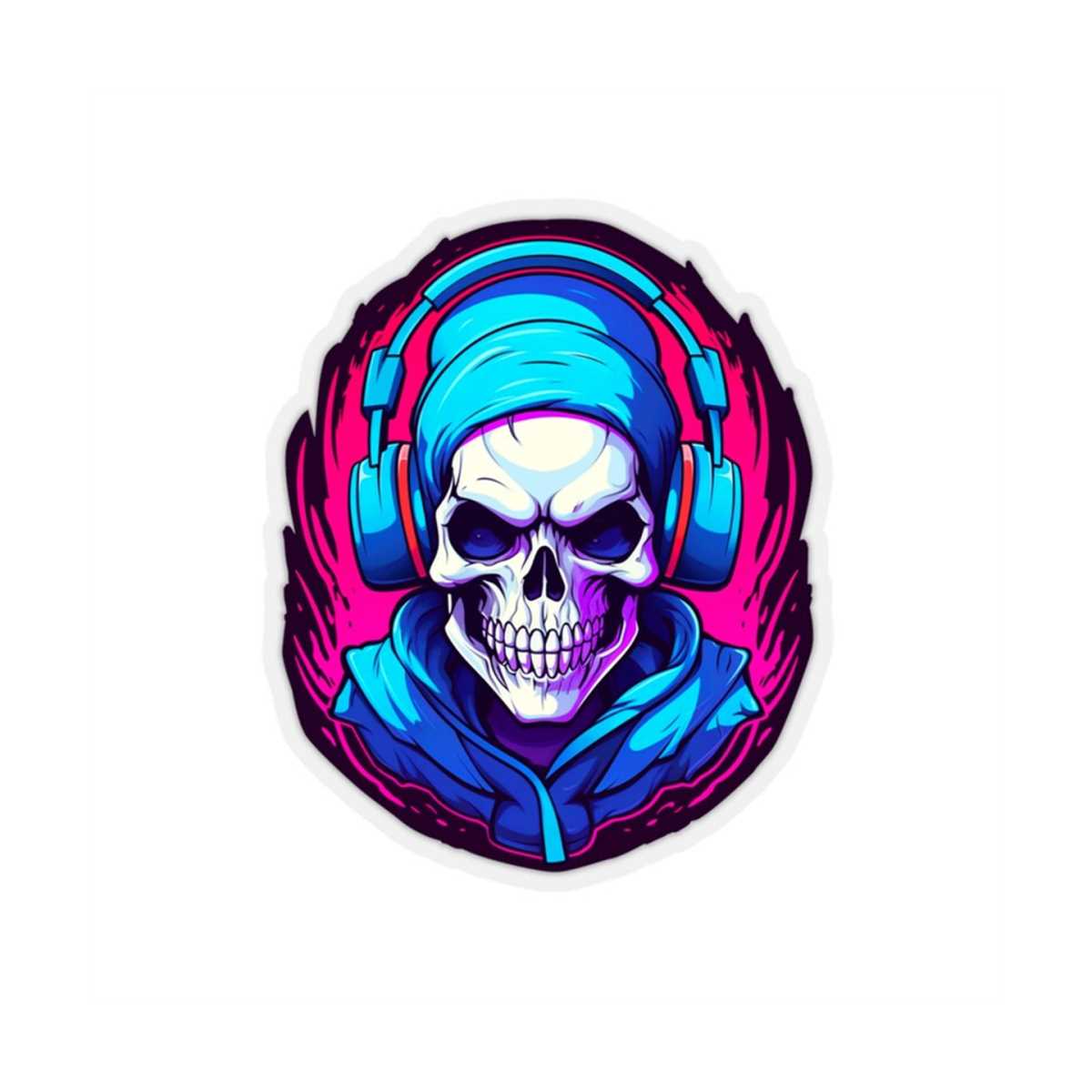 Skull Drip Die-Cut Sticker 3x3 | Inspire Uplift