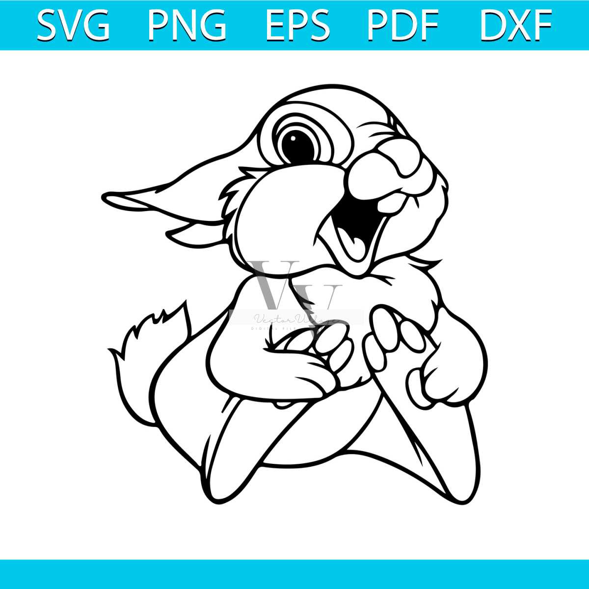 Thumper svg free, disney svg, bambi svg, instant download, s | Inspire ...
